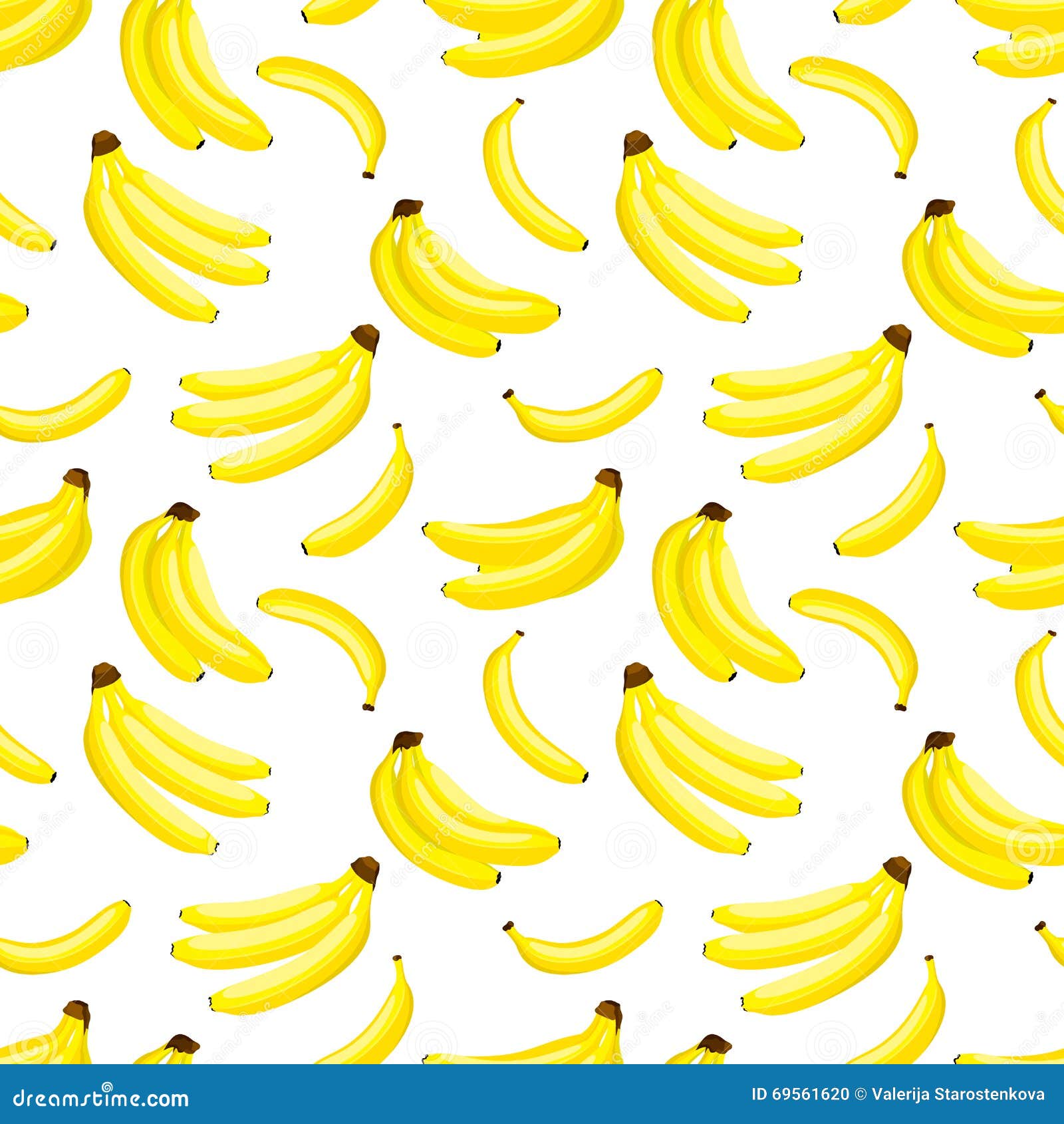 Seamless Background with Fresh Yellow Banana Fruit. Stock Vector ... Seamless Background with Fresh Yellow Banana Fruit. Stock Vector ...