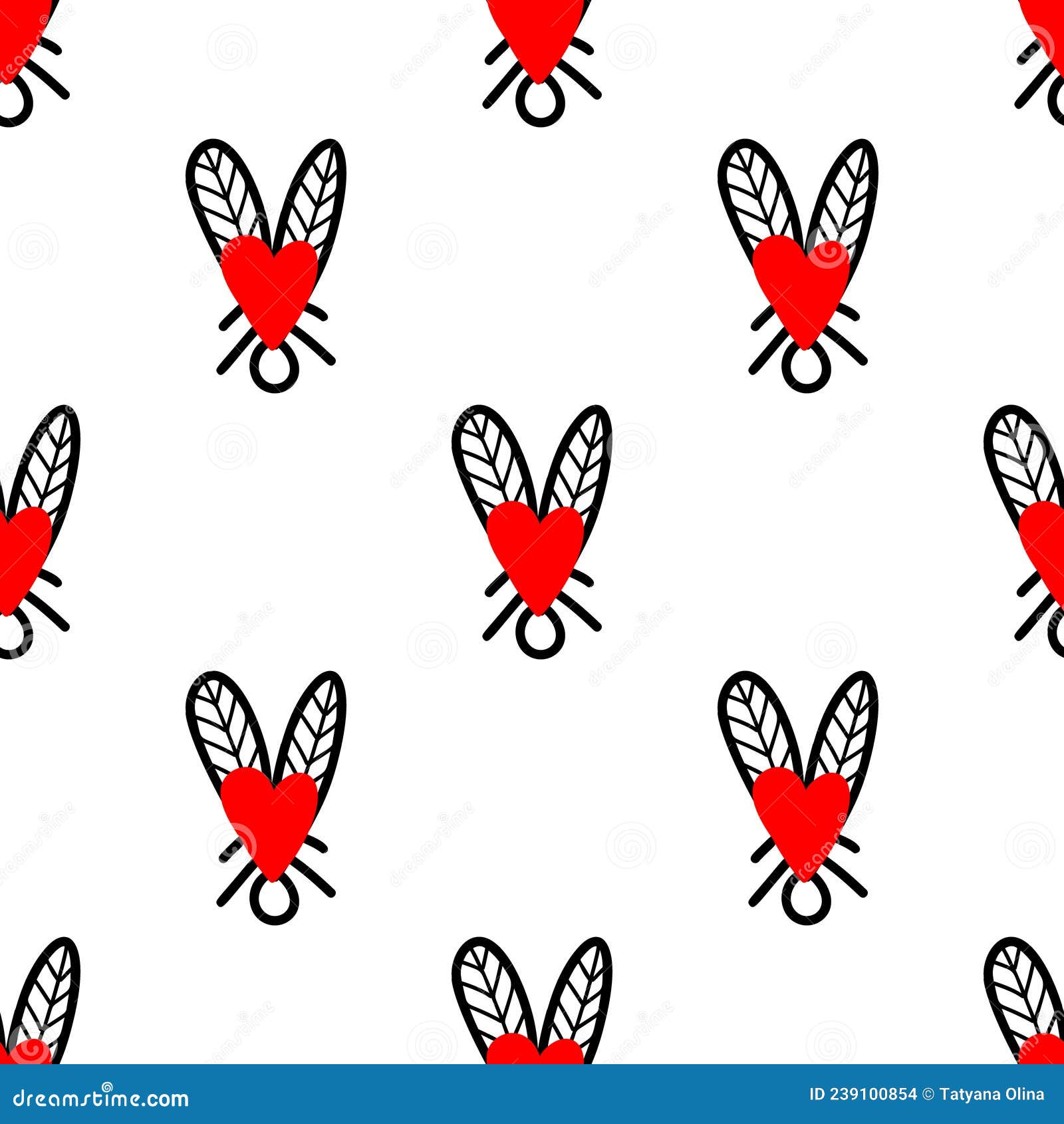 Seamless Pattern with Flies. Vector Illustration Stock Vector ...
