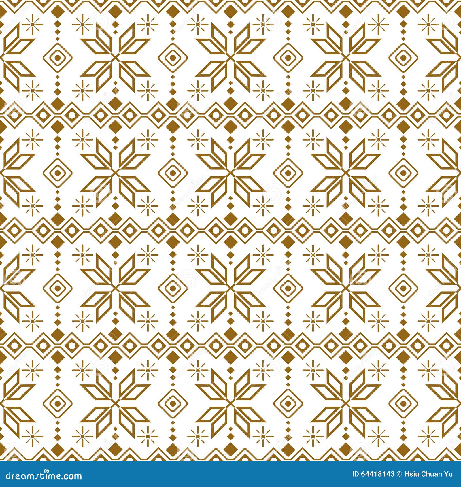Seamless Background Image of Golden Triangle Square Geometry Pattern ...