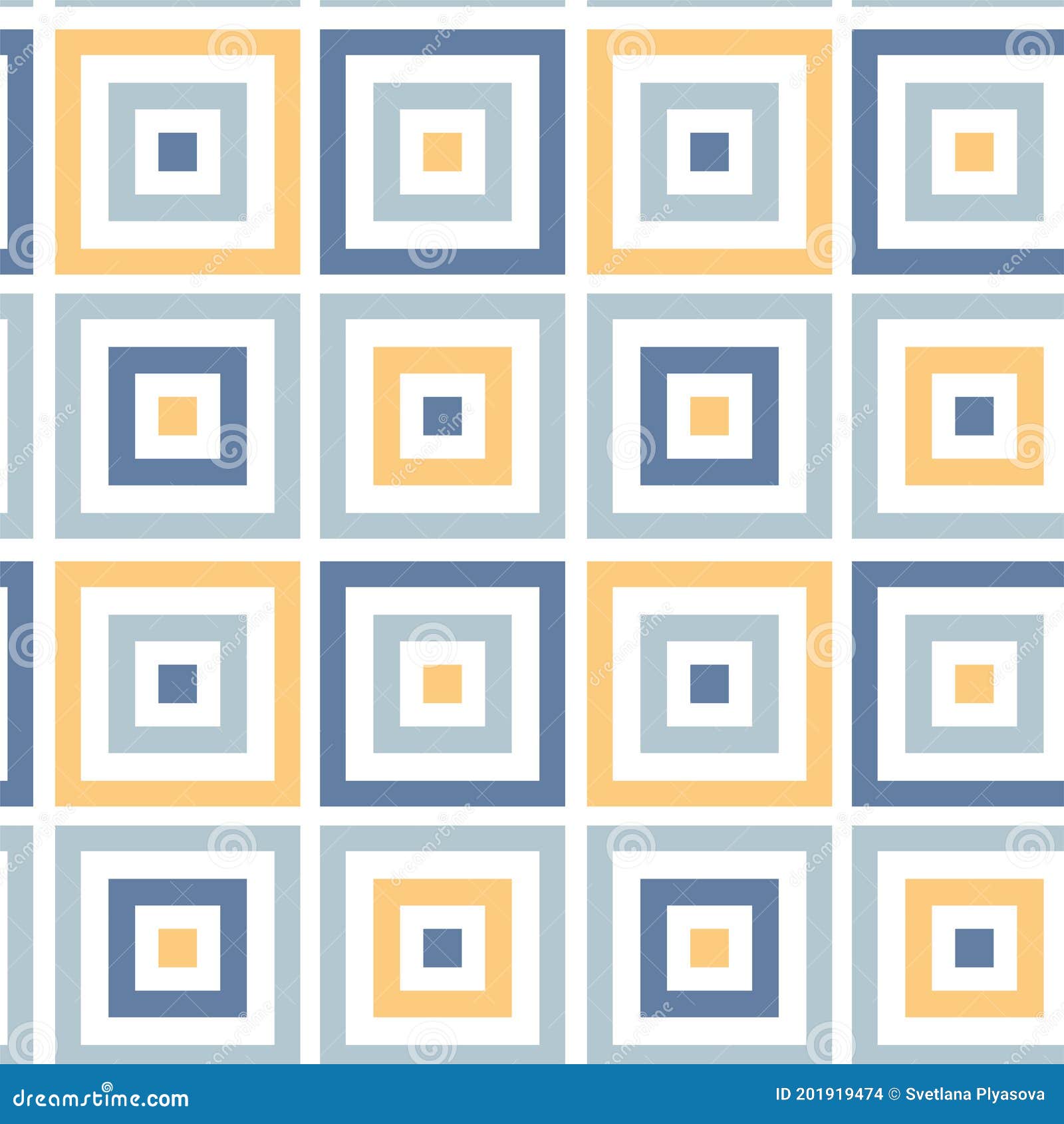 A Seamless Background of Many Multi-colored Squares. Stock Vector ...