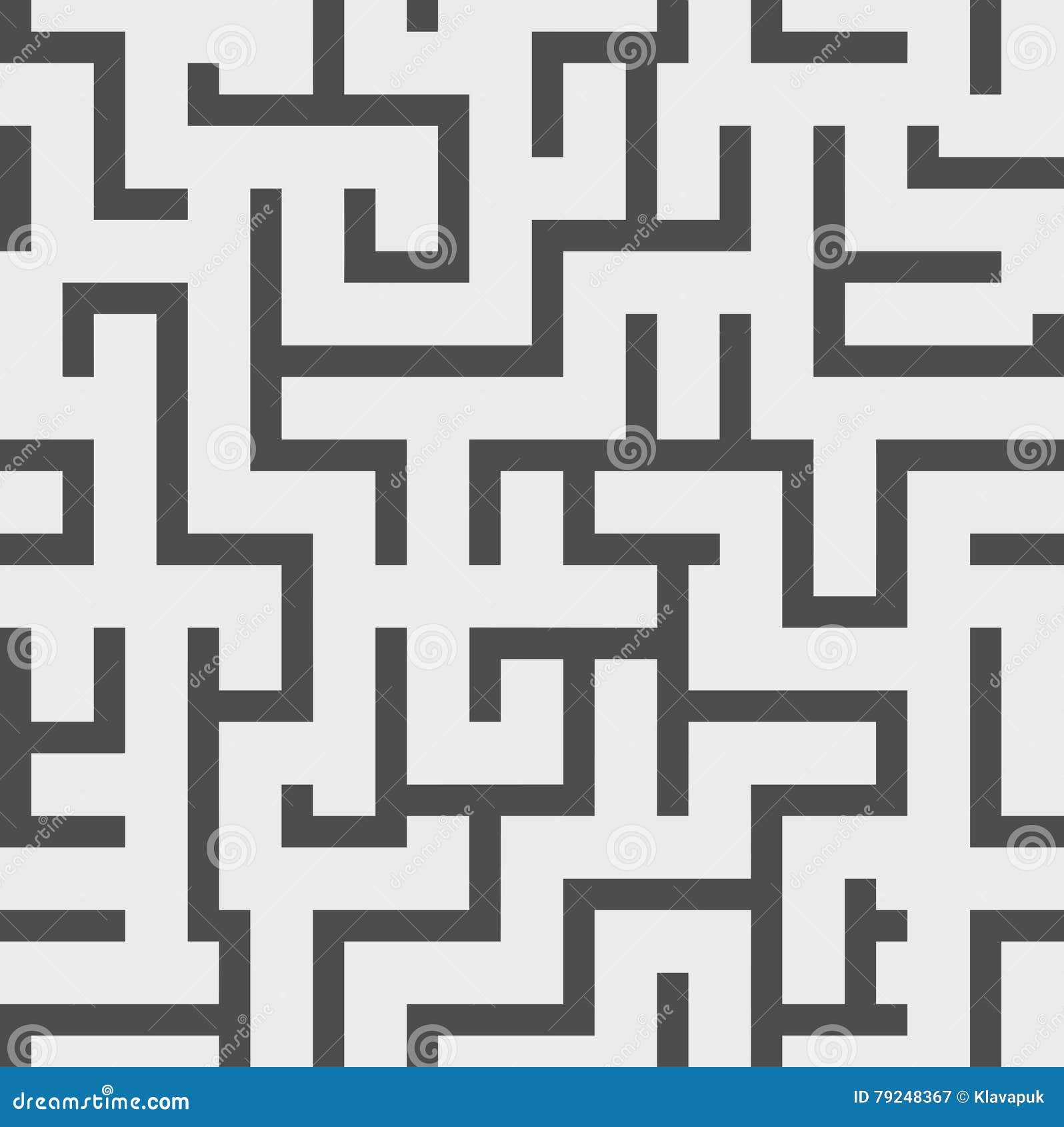 Seamless background. Maze stock vector. Illustration of problem - 79248367