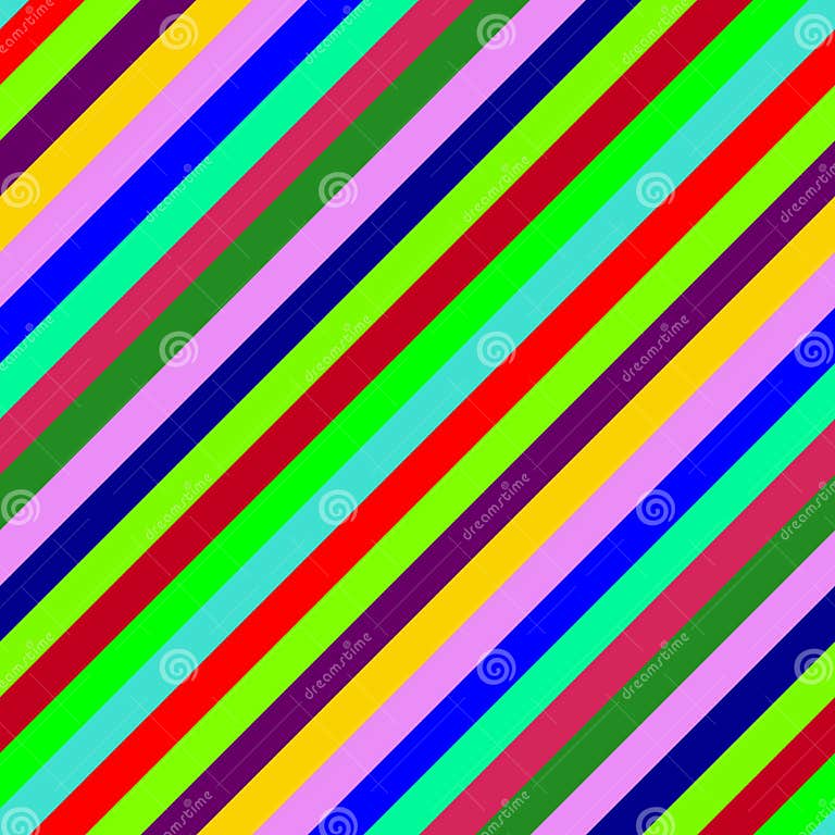 Seamless Background with Multi-colored Diagonal Stripes Stock Vector ...
