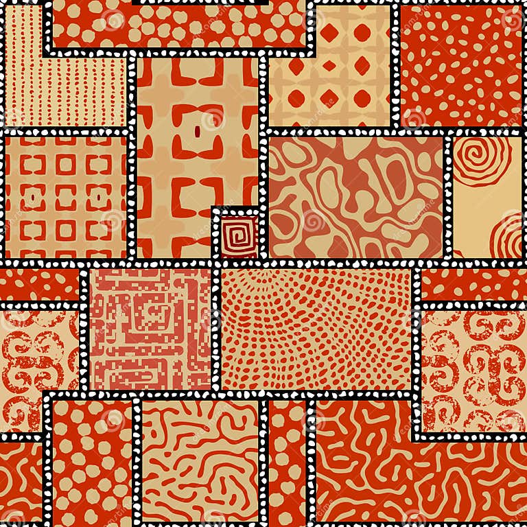 Vector Ethnic Tribal Native Pattern. Seamless Art Image. Stock Vector ...