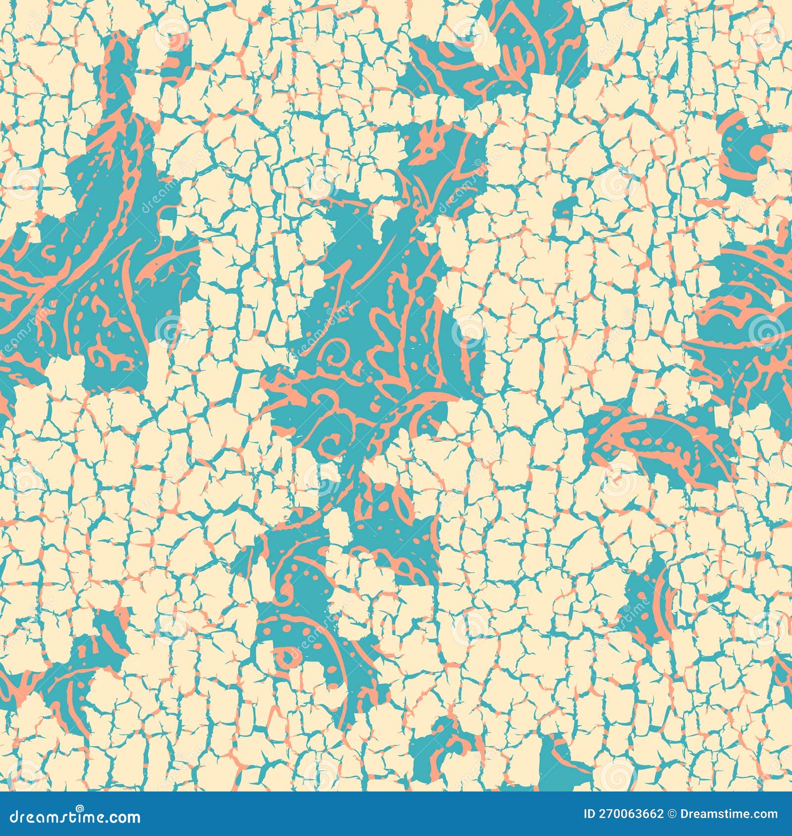 Seamless Grunge Abstract Square Pattern. Paint Grunge Cracks. Stock ...