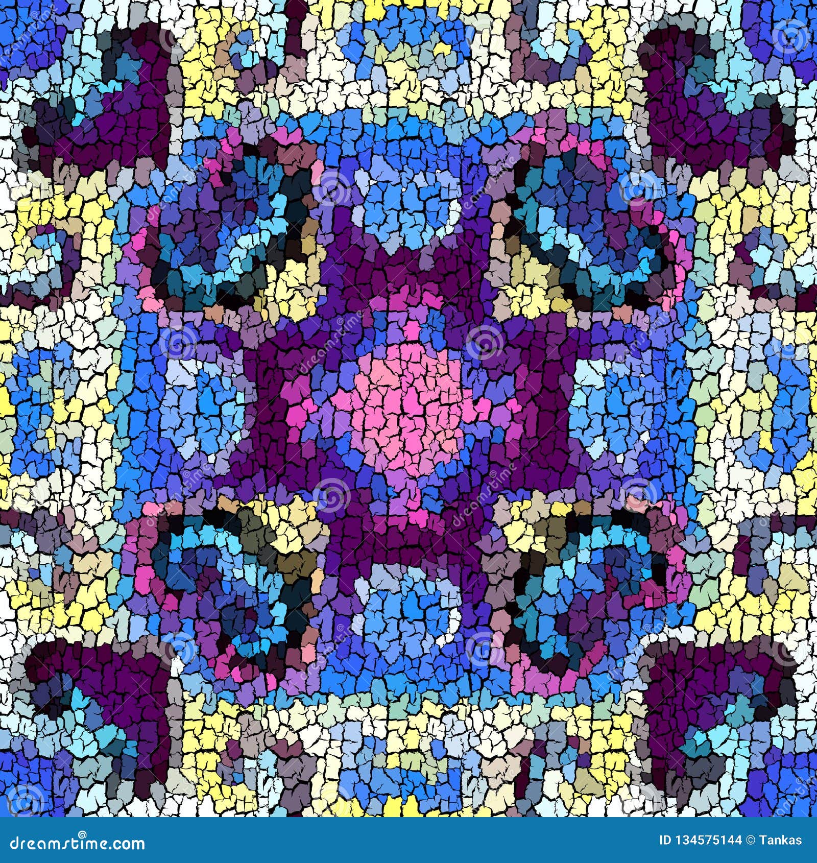 Seamless Grunge Abstract Square Pattern. Paint Grunge Cracks. Stock ...