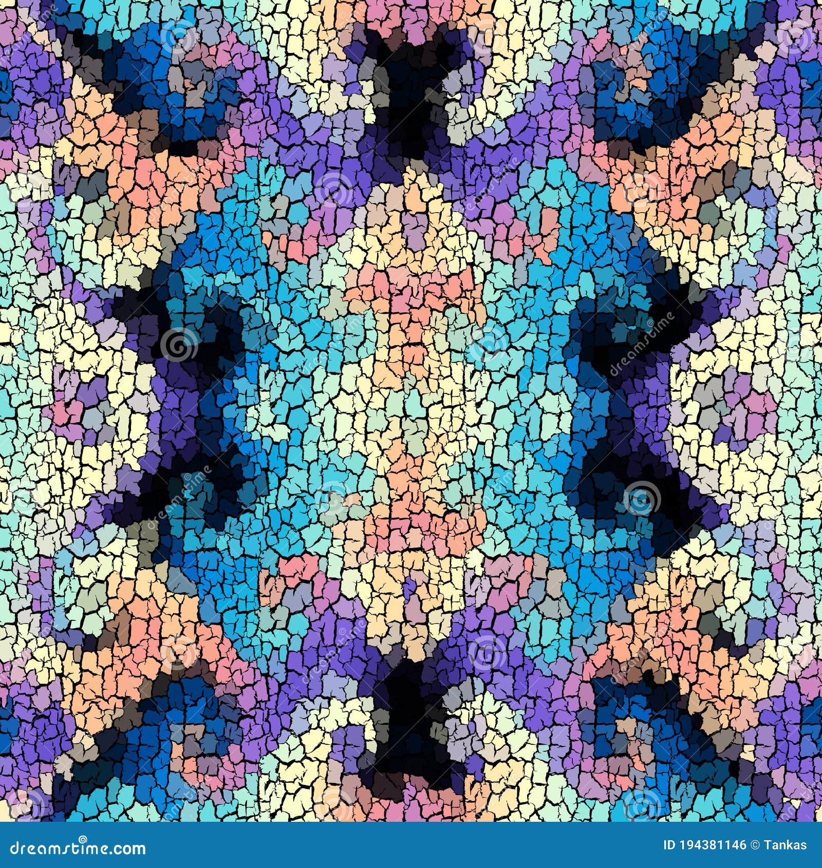 Seamless Grunge Abstract Square Pattern. Paint Grunge Cracking. Stock ...