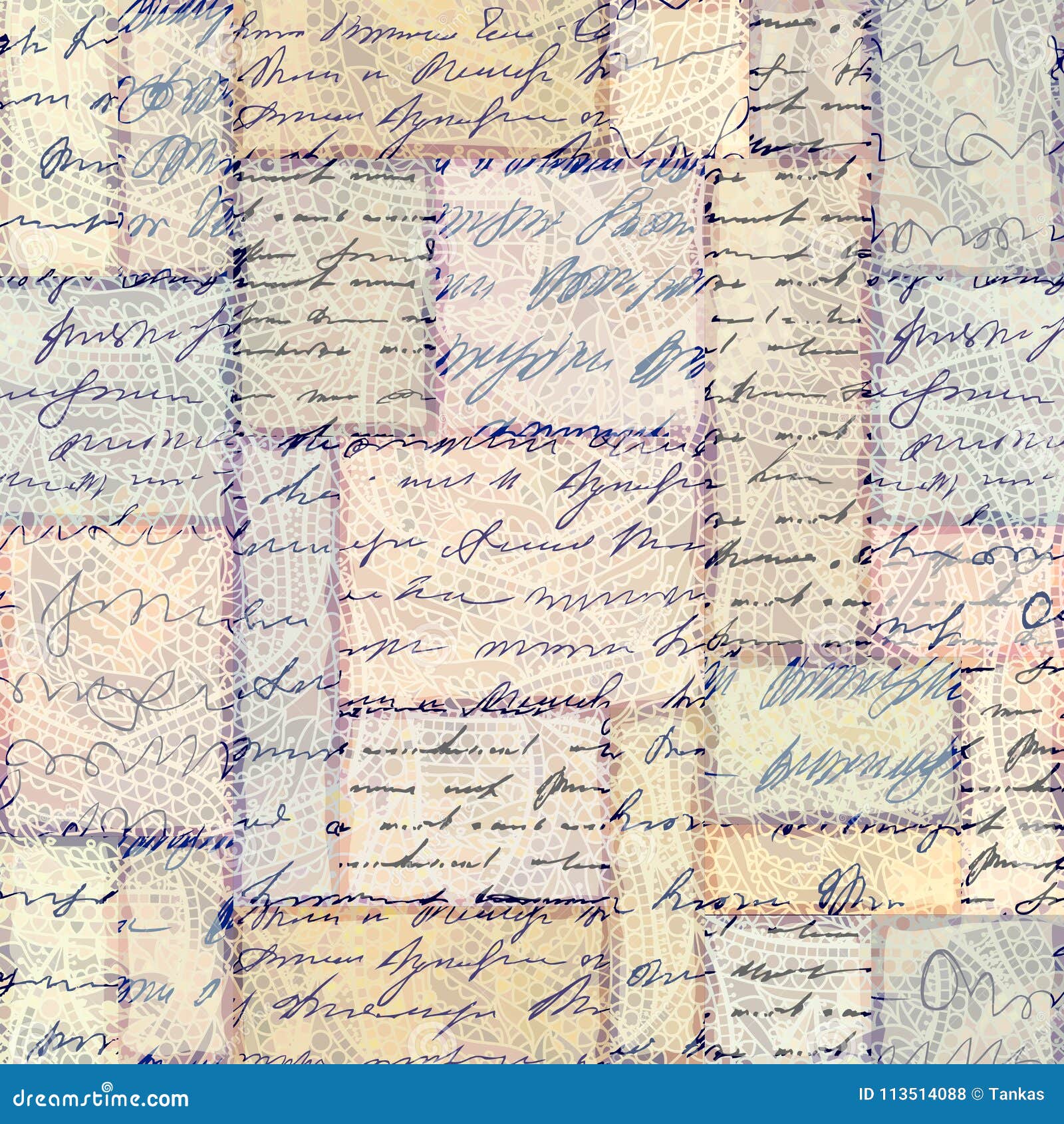 Vintage grunge pattern stock vector. Illustration of paper - 113514088