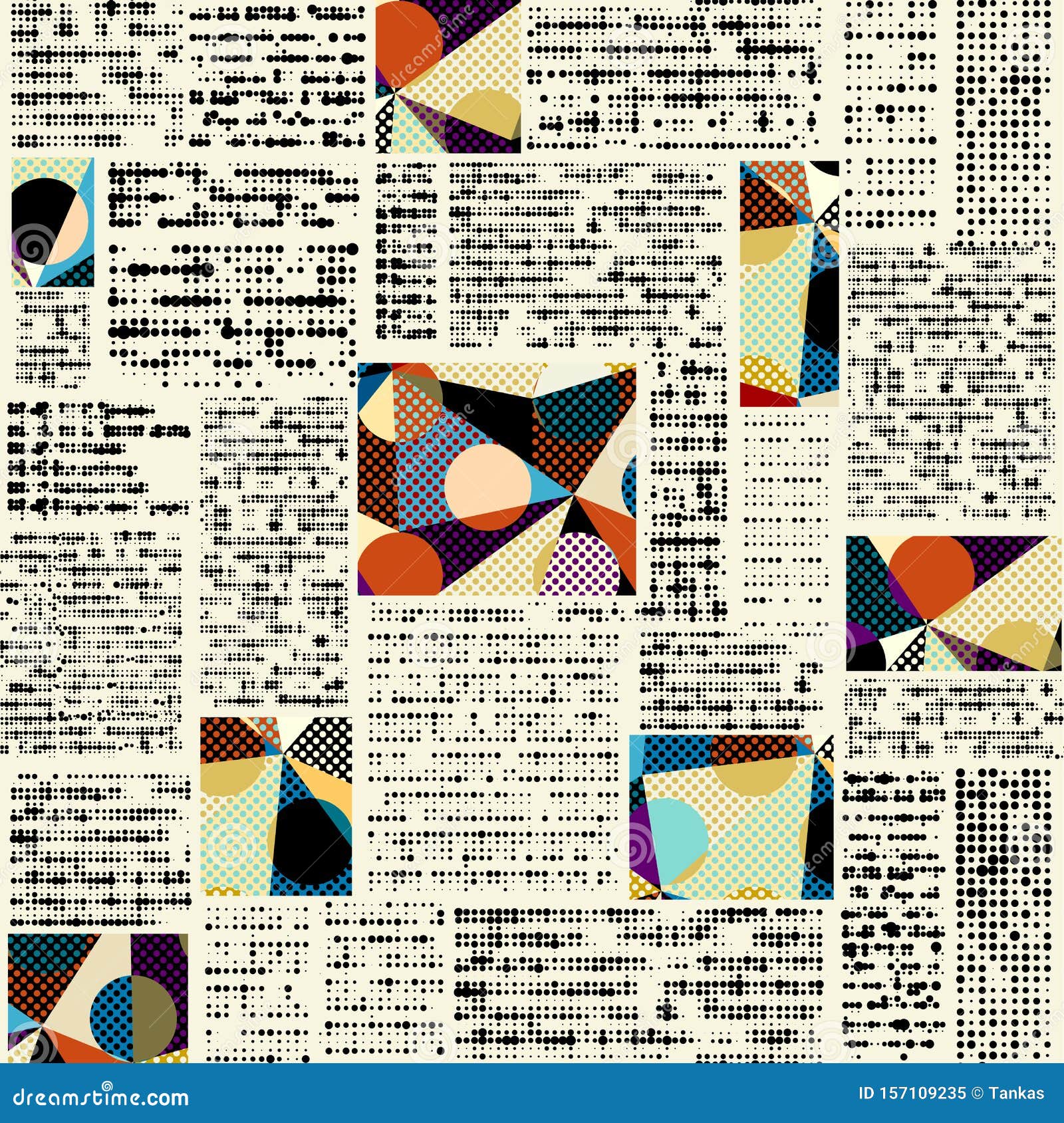 Imitation of a Abstract Vintage Newspaper. Unreadable Text Stock Vector ... Imitation of a Abstract Vintage Newspaper. Unreadable Text Stock Vector ...