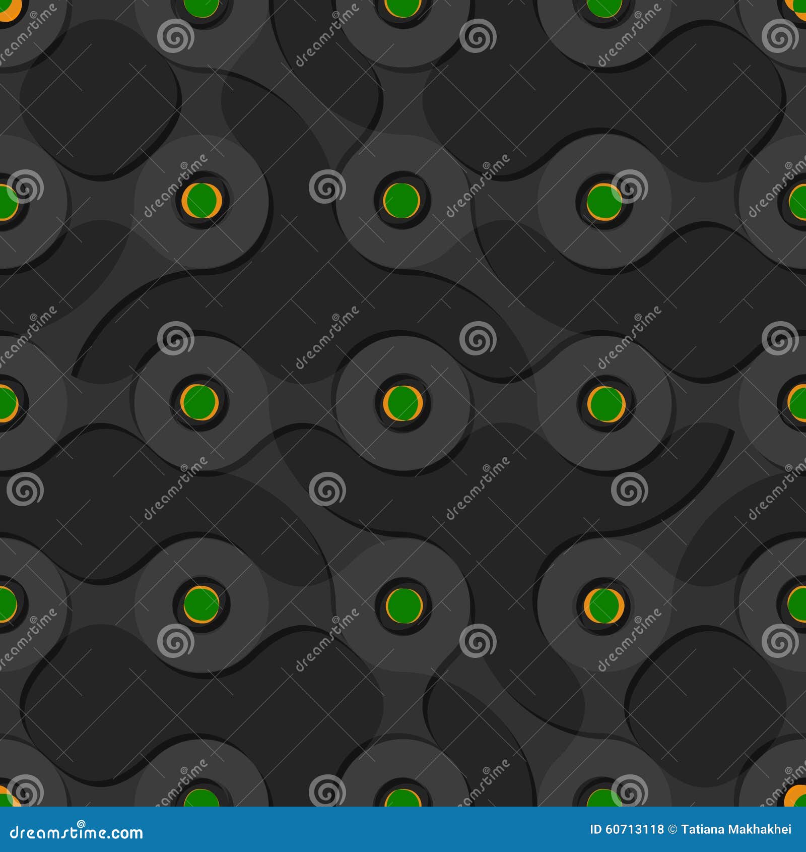 Seamless Background Pattern with Metaball Form Stock Vector ...