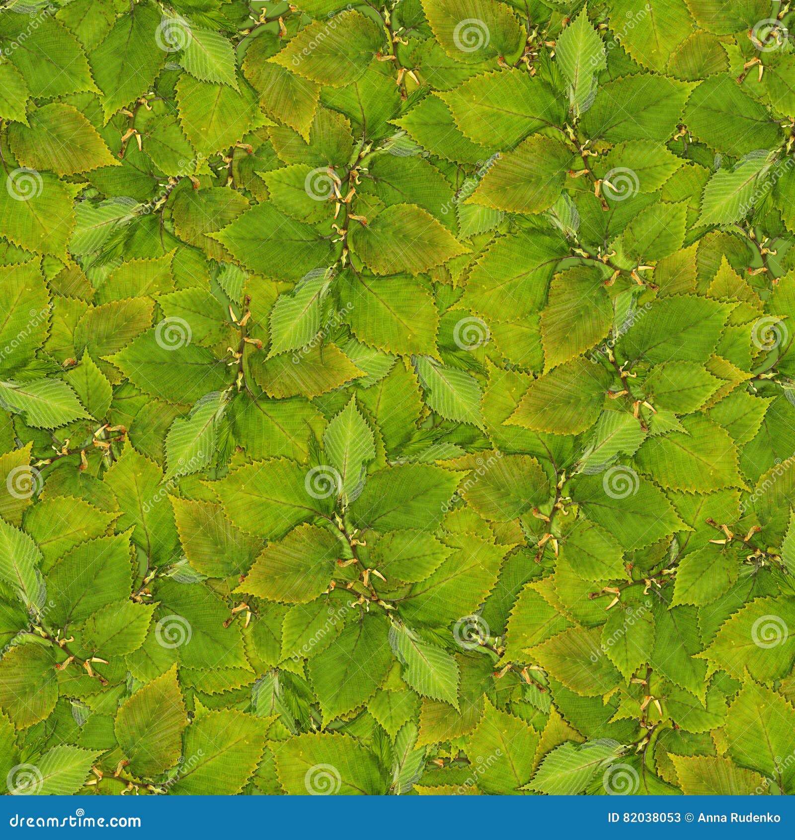 Seamless Background Pattern Texture Made of Leaves Stock Image - Image ...