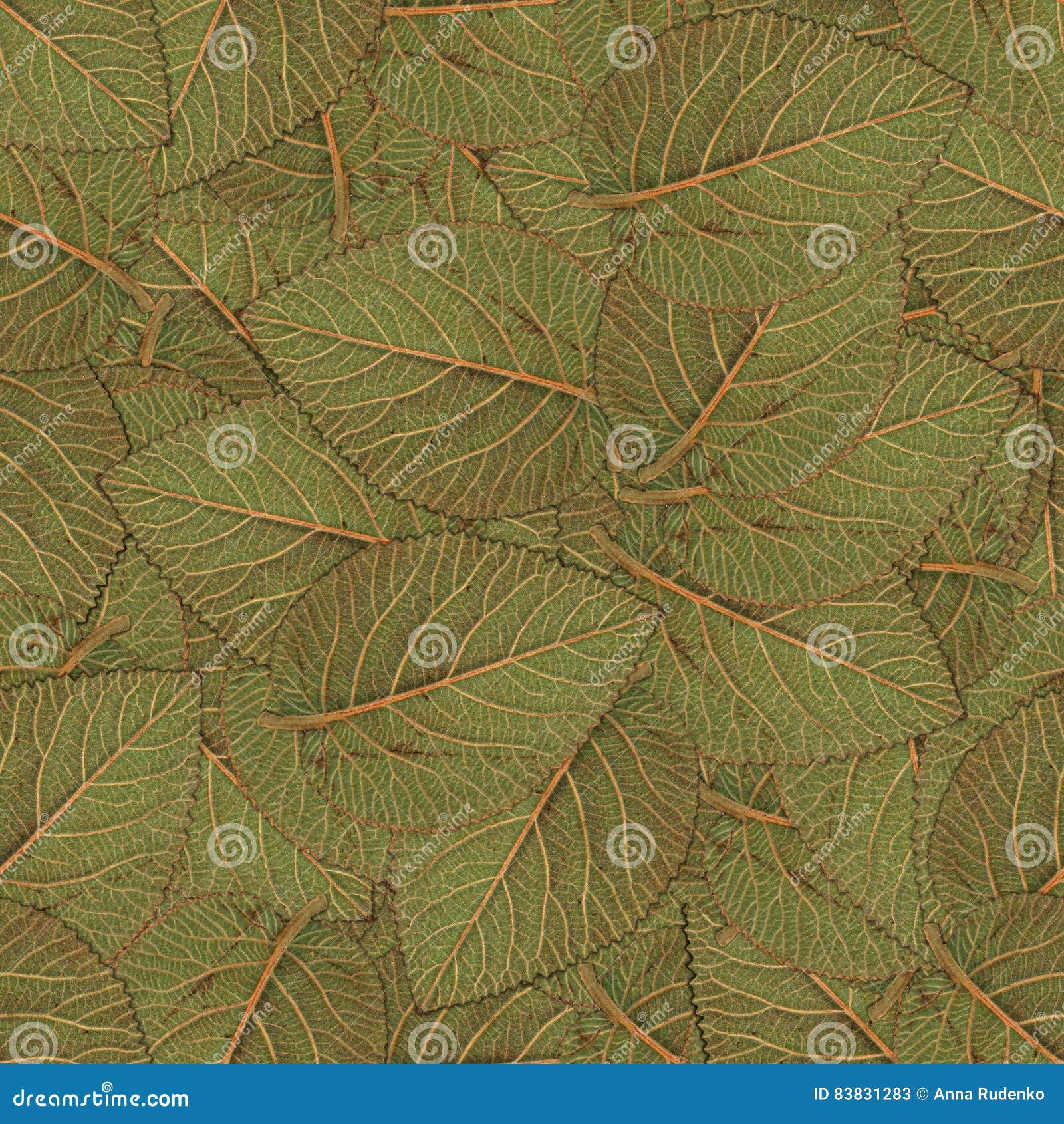 Seamless Background Pattern Texture Made of Leaves Stock Image - Image ...