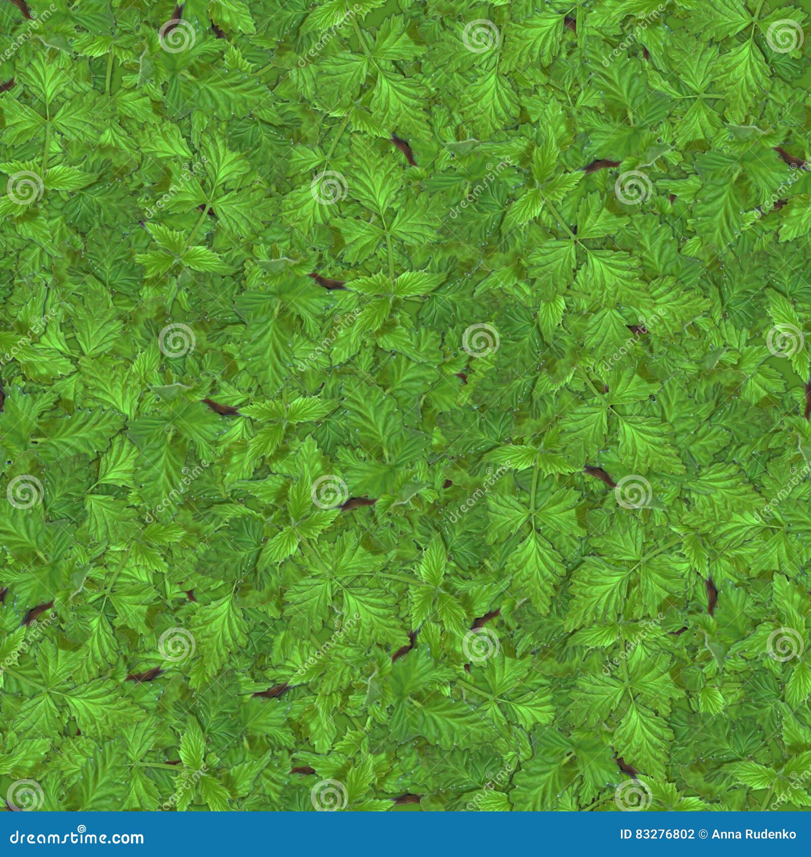 Seamless Background Pattern Texture Made of Leaves Stock Photo - Image ...