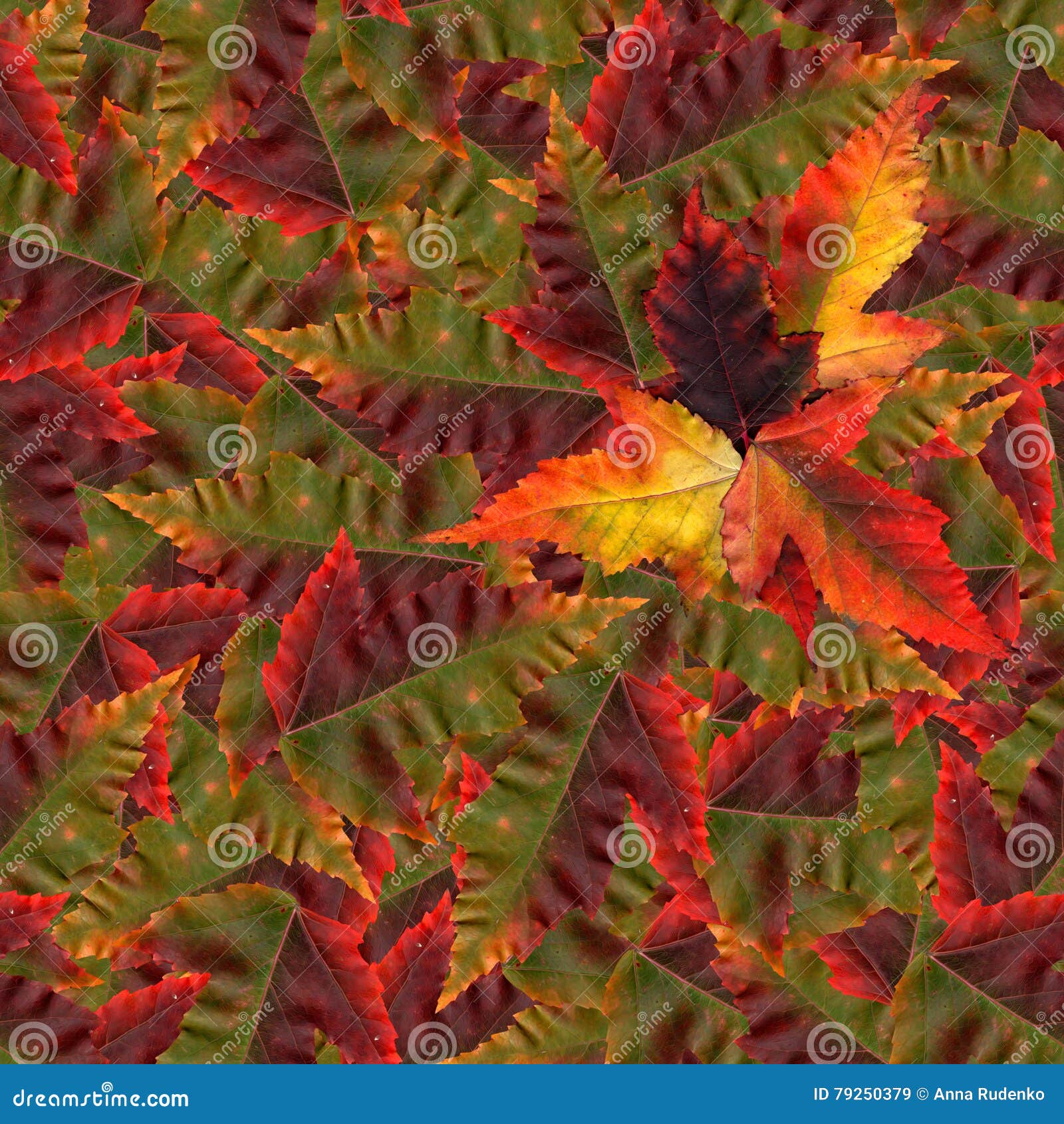 Seamless Background Pattern Texture Made of Maple Leaves Stock Image ...