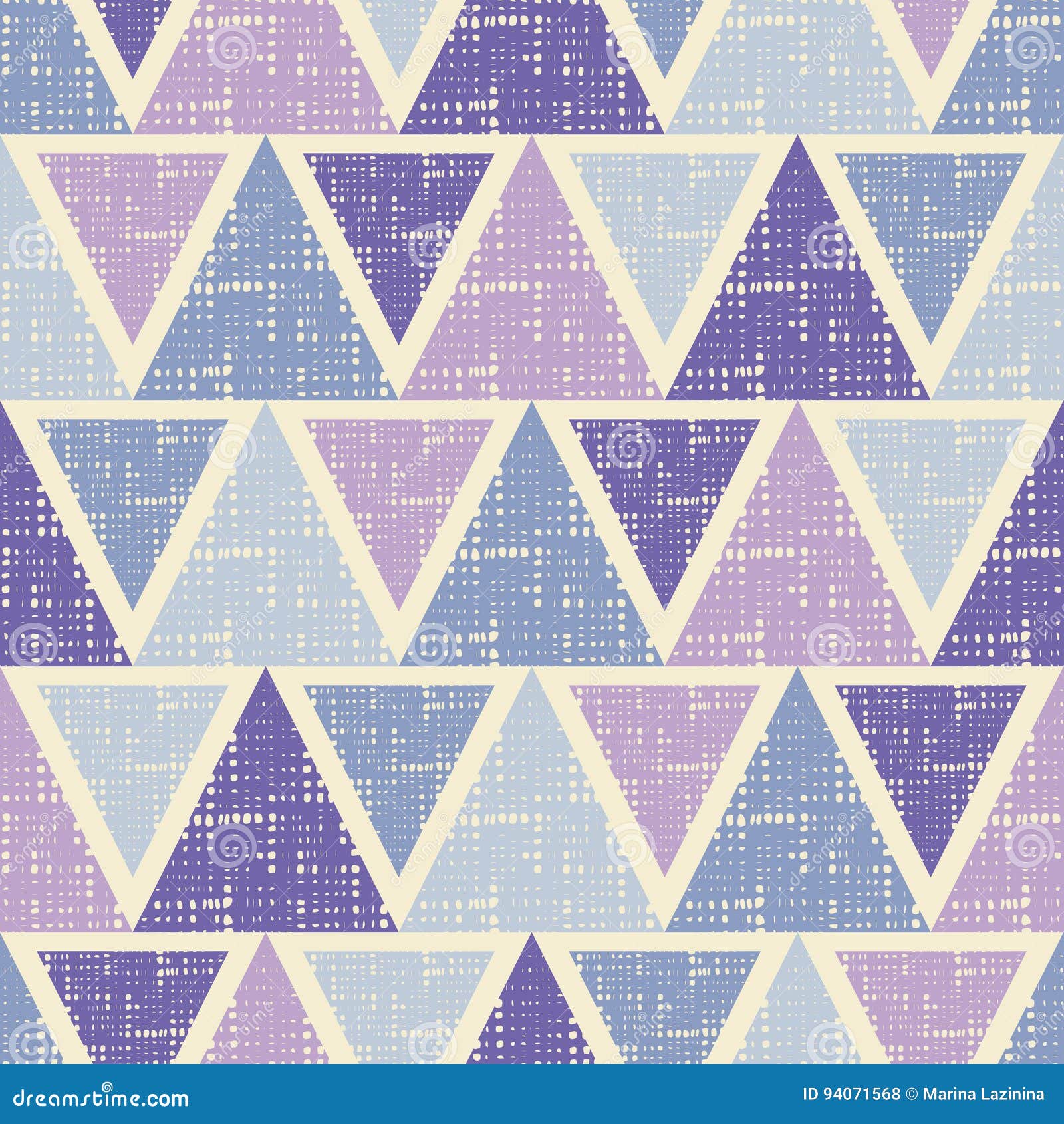Seamless Background Pattern of Triangles with Holes. Stock Illustration ...