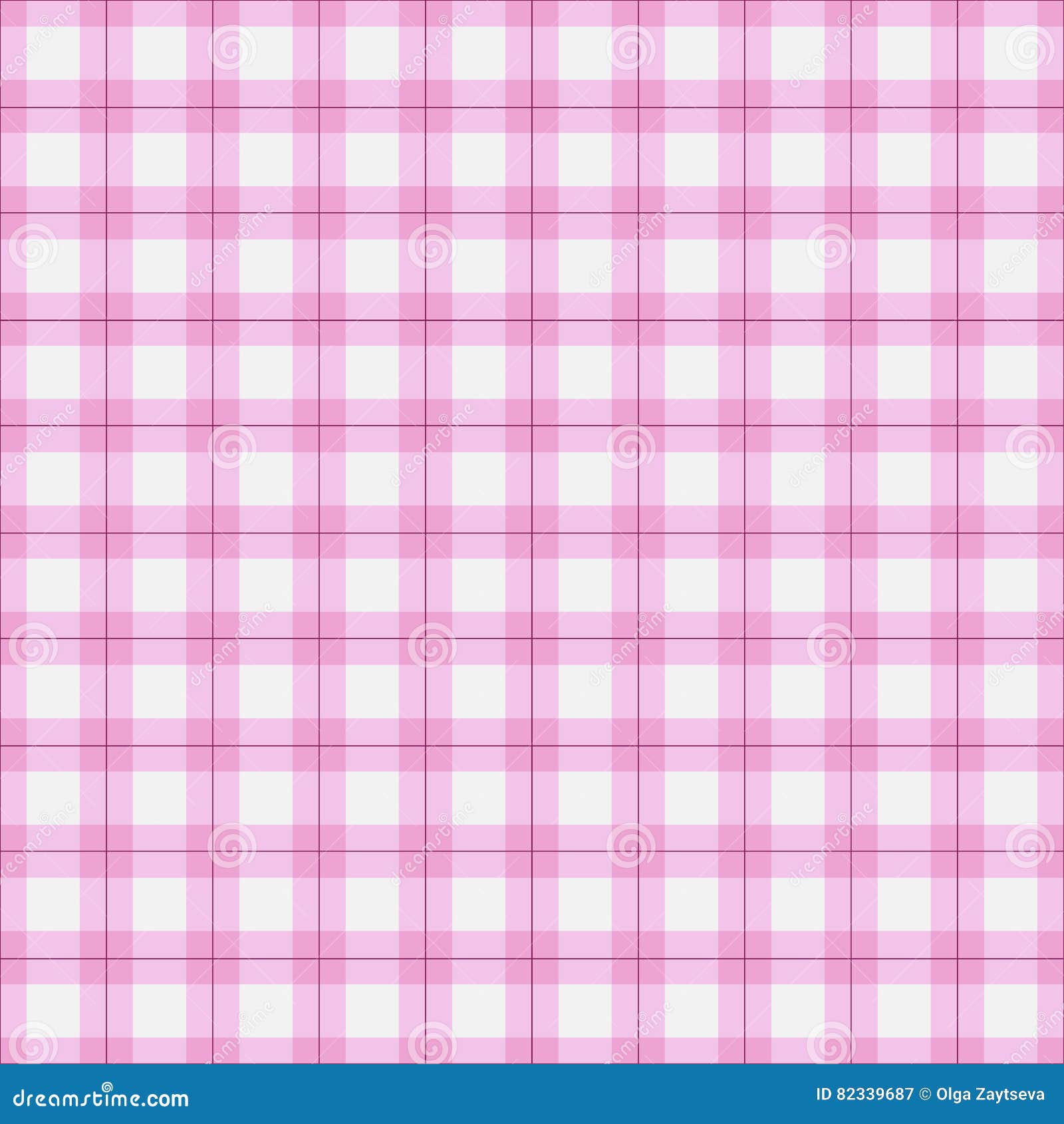 Seamless Background of Pink Plaid Pattern Stock Illustration ...