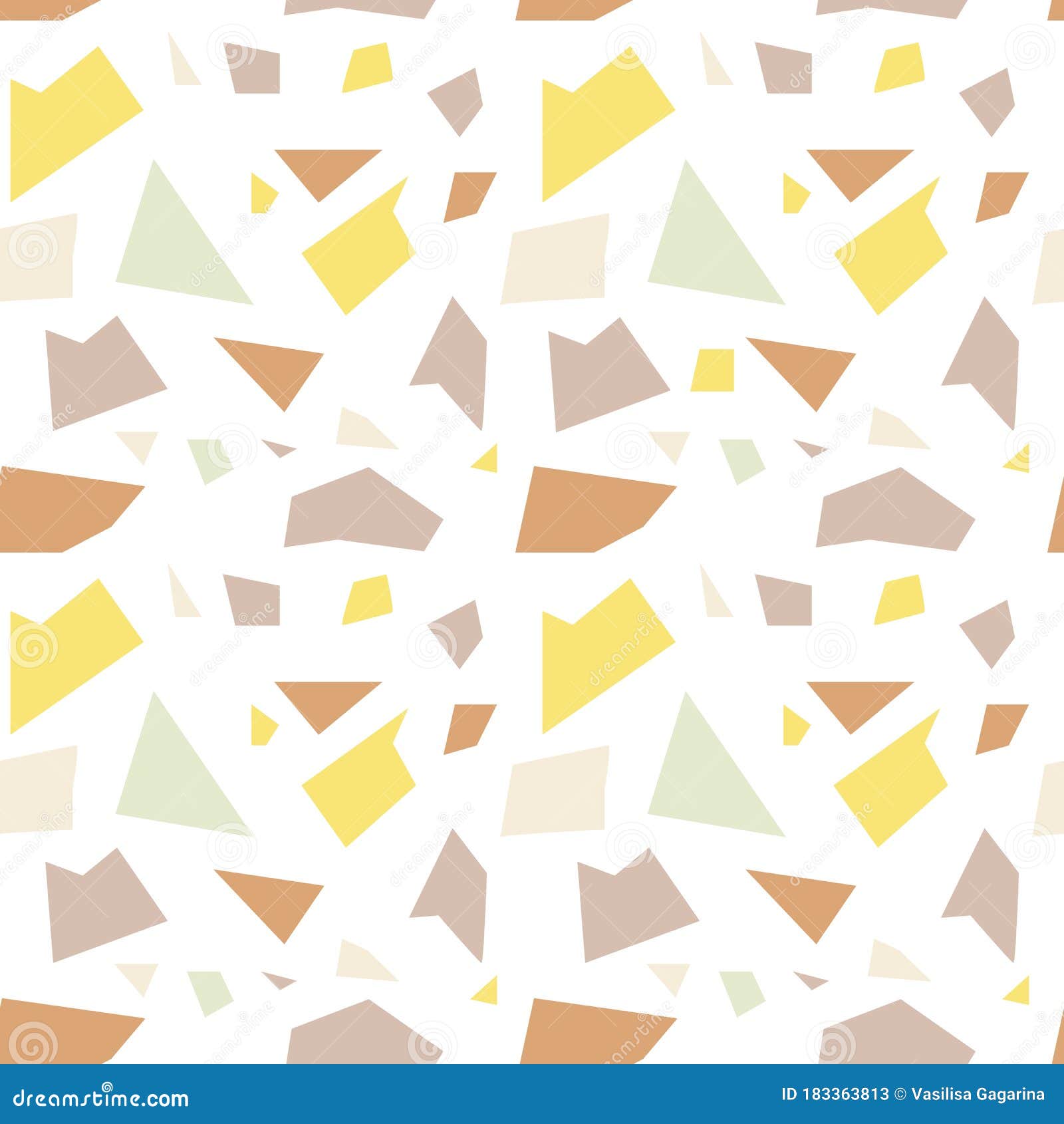 Seamless Background of Randomly Placed Sharp Colored Pieces ...