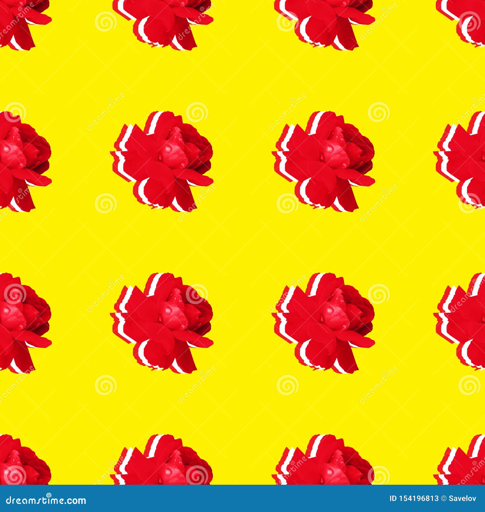 Seamless Background with Repeating Red Buds of Roses Stock Image ...