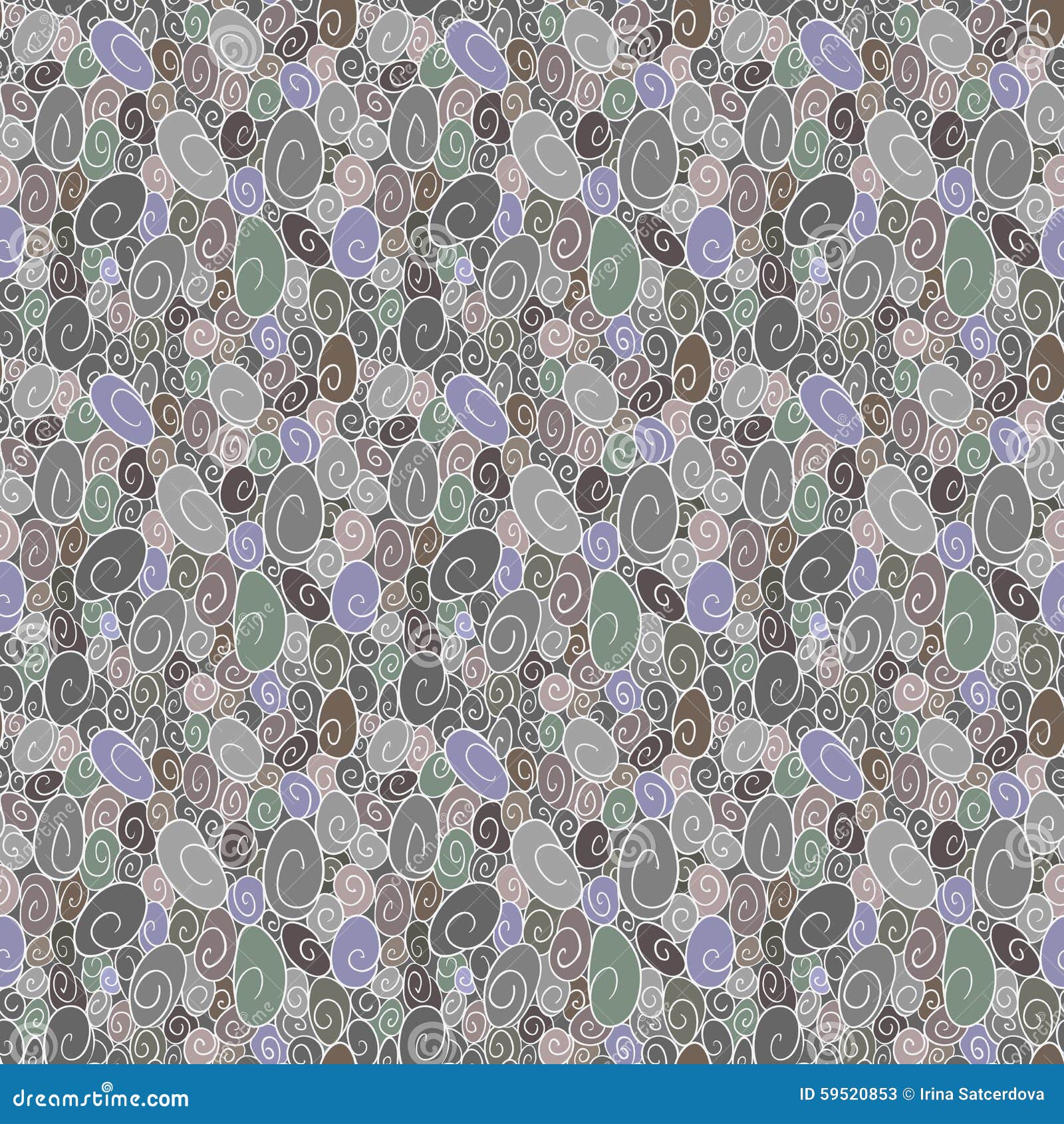 Seamless Background of Scrollwork Stock Vector - Illustration of hand ...