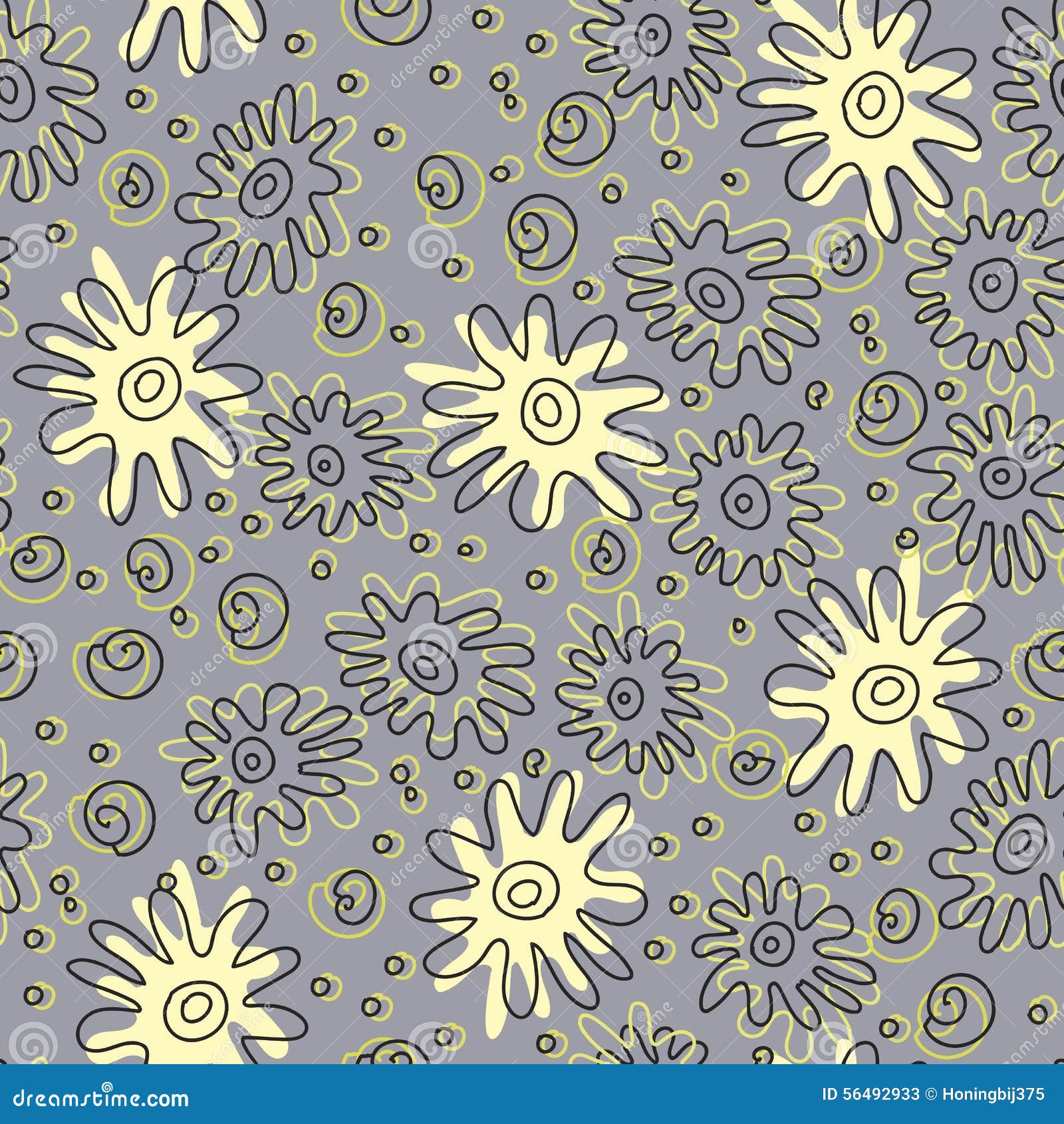 Seamless Background with Sea Stars Stock Vector - Illustration of shell ...