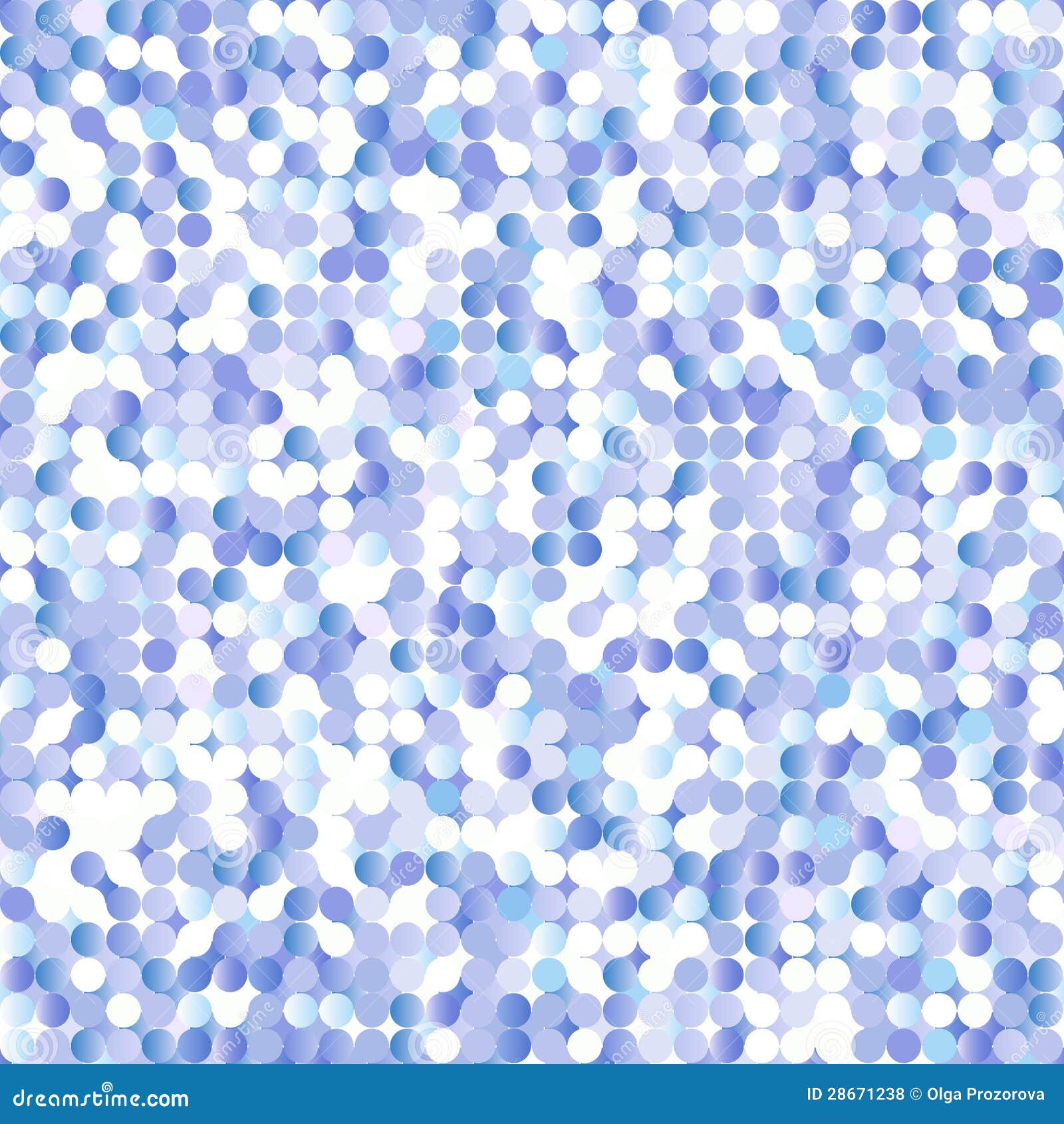 Seamless Background with Shiny Blue Paillettes Stock Vector ...