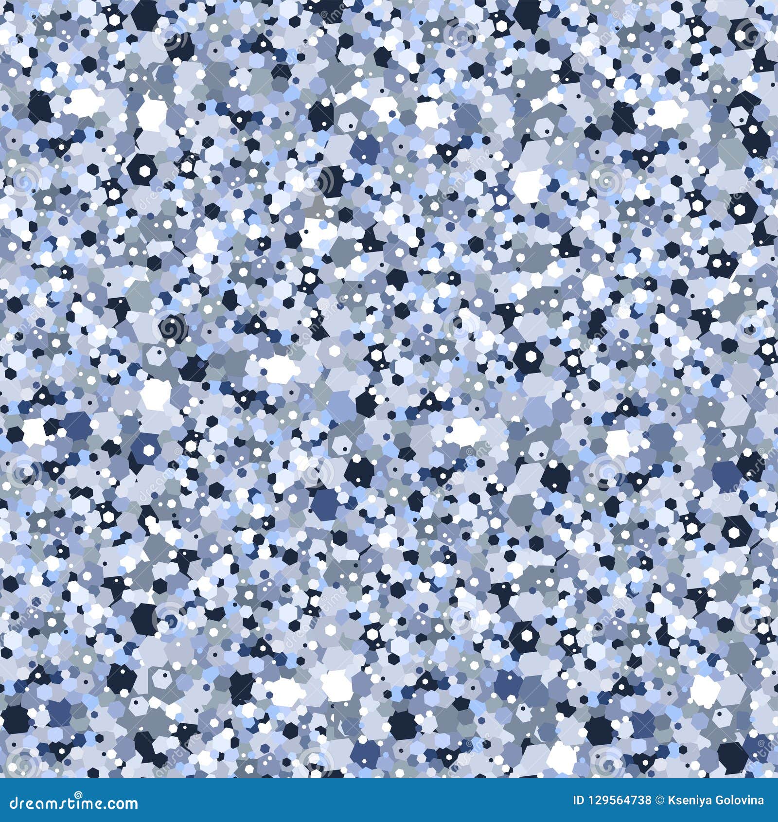Seamless Silver Blue Sequins Stock Vector - Illustration of glitter ...