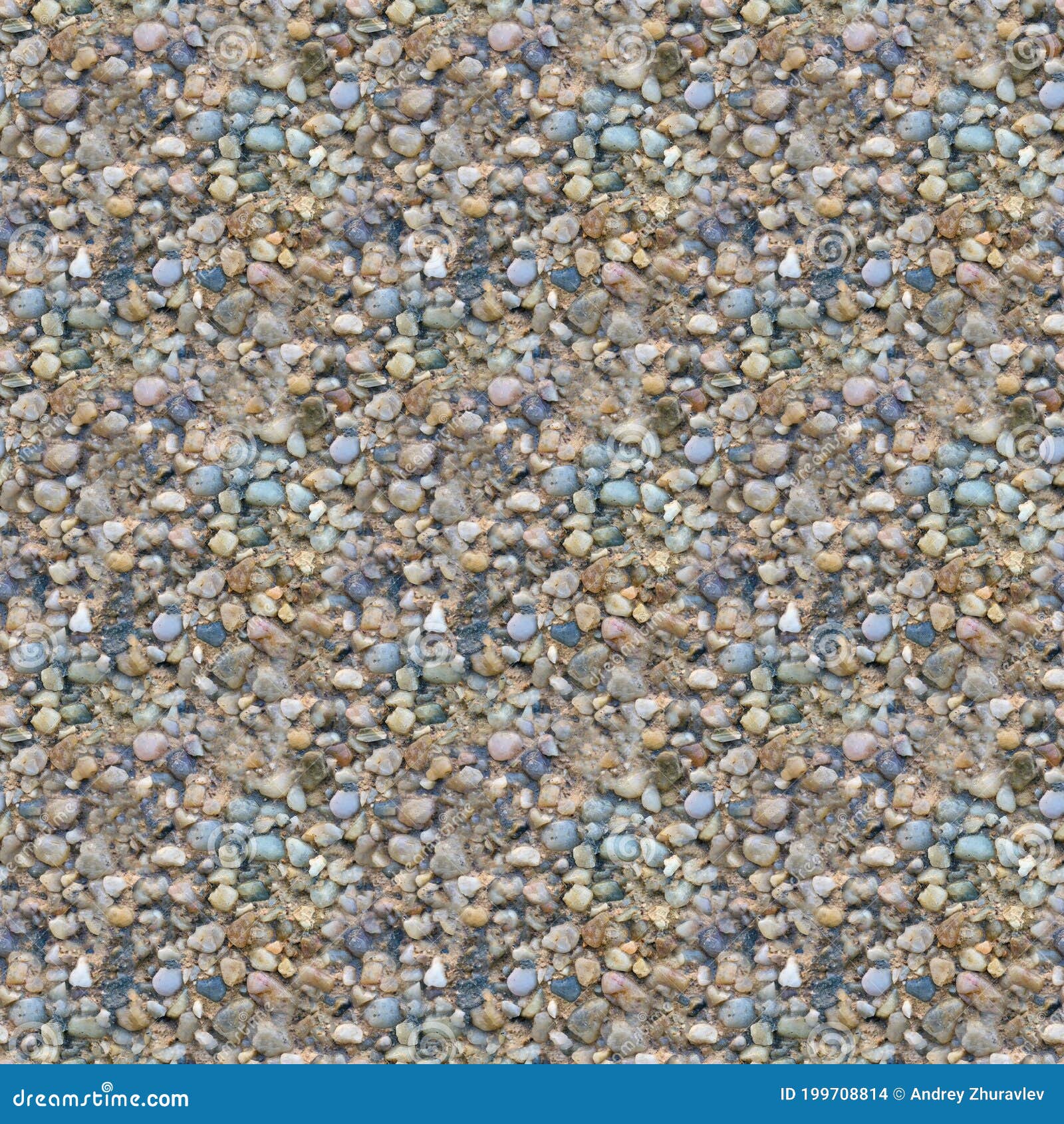 Seamless Background of Small Colored Stones, Texture Stock Photo ...