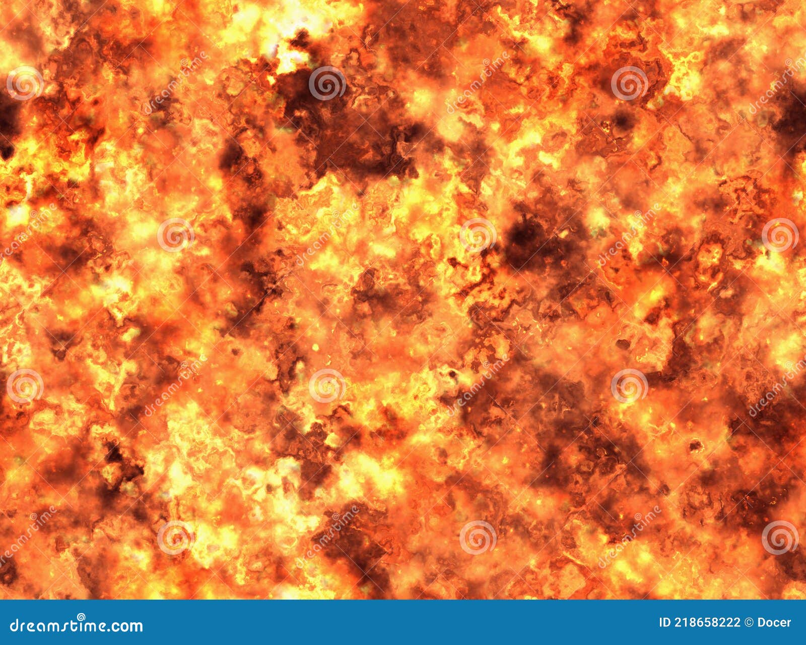 Seamless Fire Abstract Background With Watercolor-like Texture Royalty ...