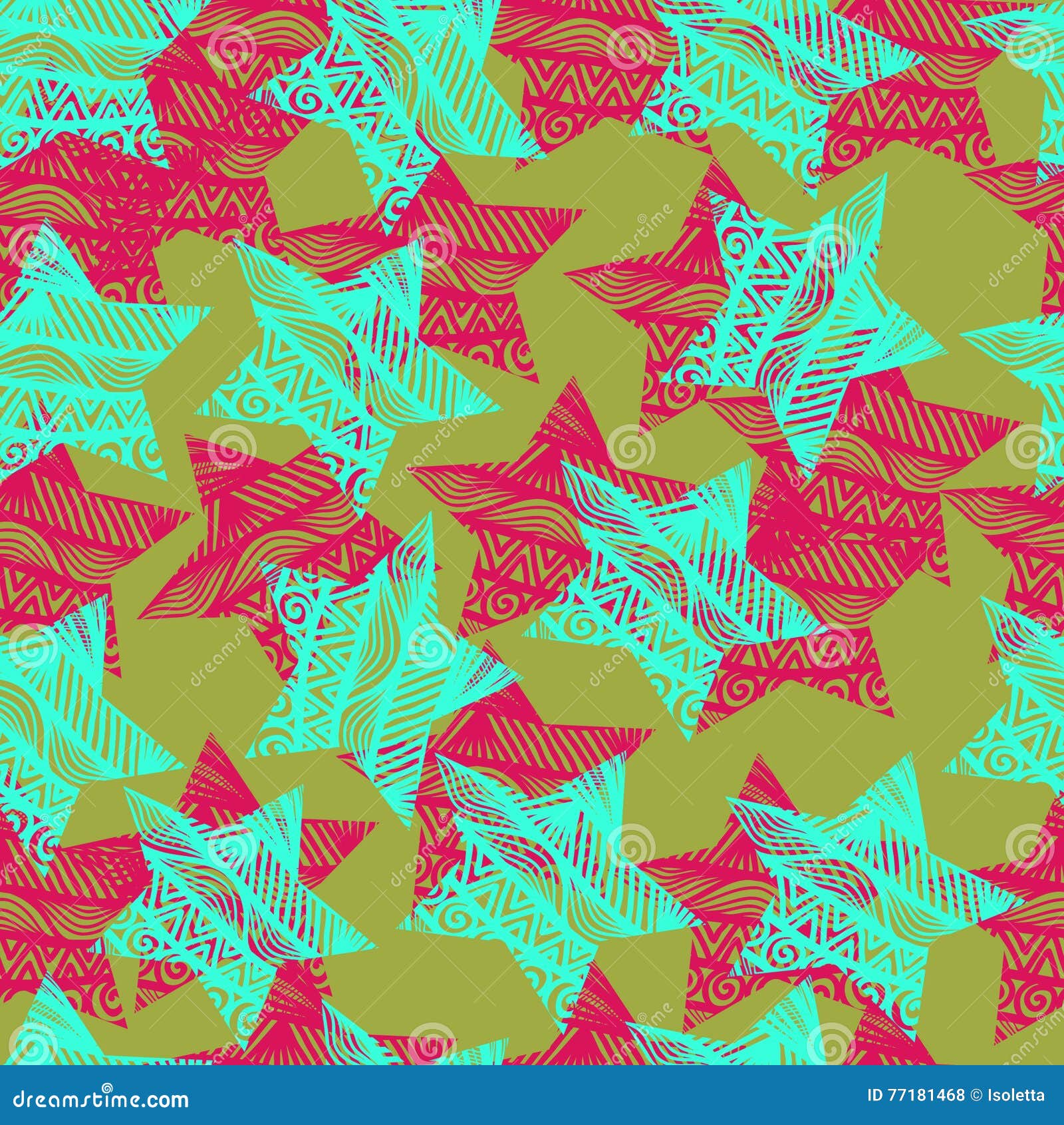 Seamless Background with Stars. Stock Vector - Illustration of banner ...