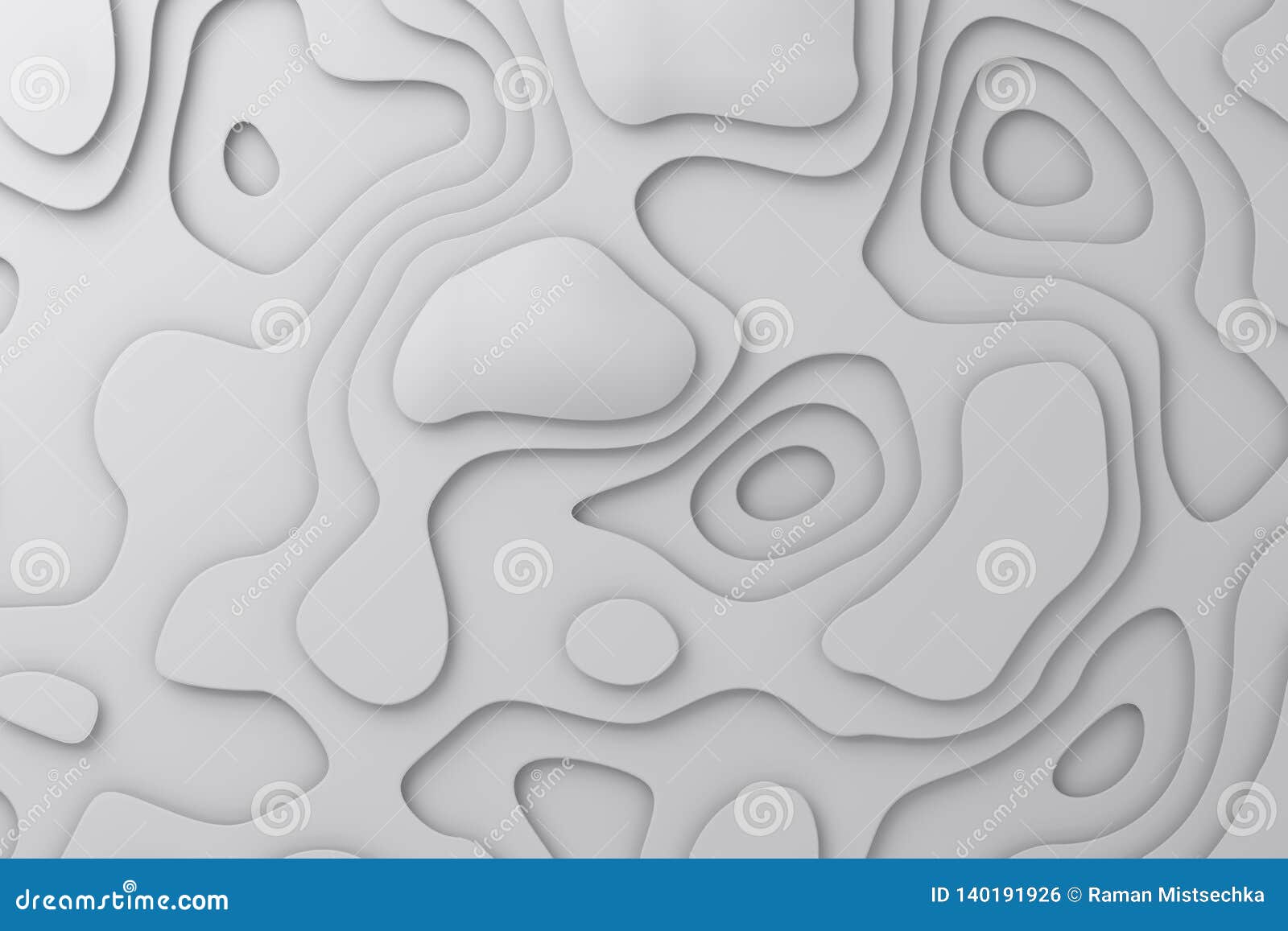 Seamless Background Stylish Linear Texture The Wavy Lines Render 3d