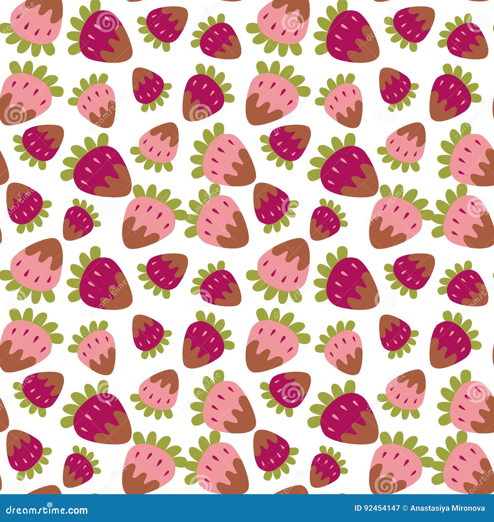 Seamless Background of a Sweet Strawberry Stock Vector - Illustration ...