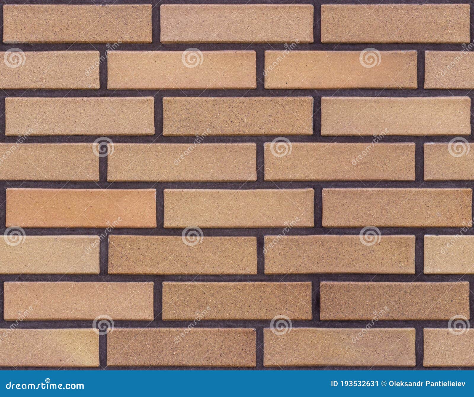 Seamless Background. the Texture of the New Brown Brick Stock Image ...