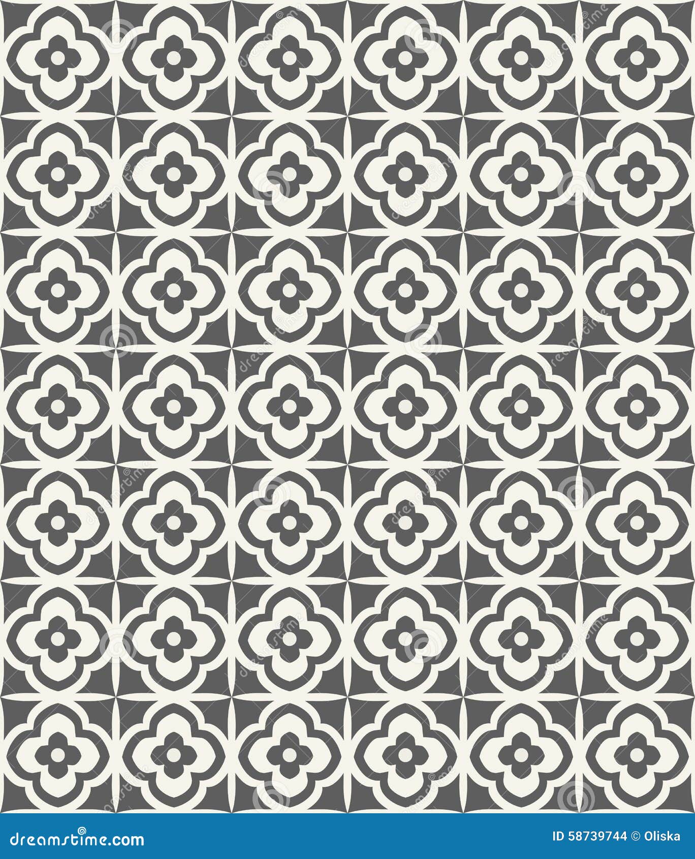 Seamless background stock vector. Illustration of tile - 58739744