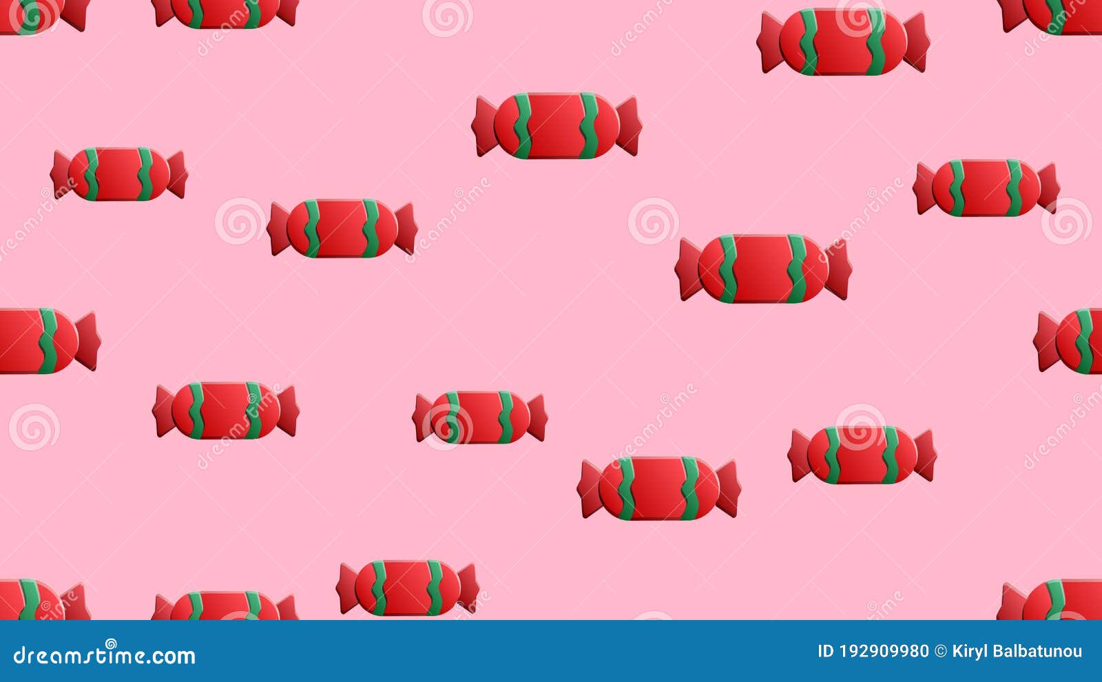 Seamless Background with Various Candies. Vector Illustration Stock ...