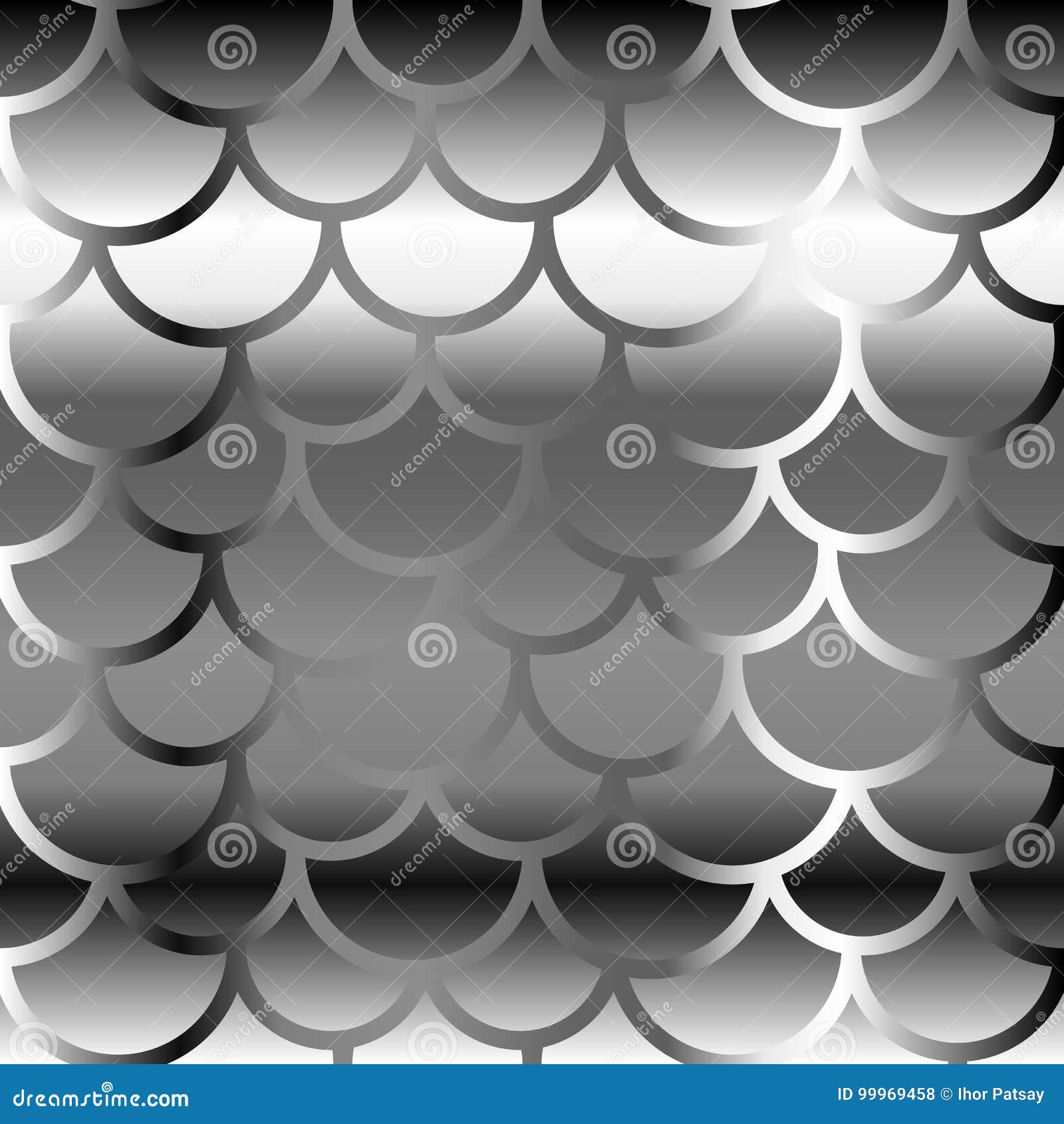 Seamless squama pattern stock vector. Illustration of curve - 99969458