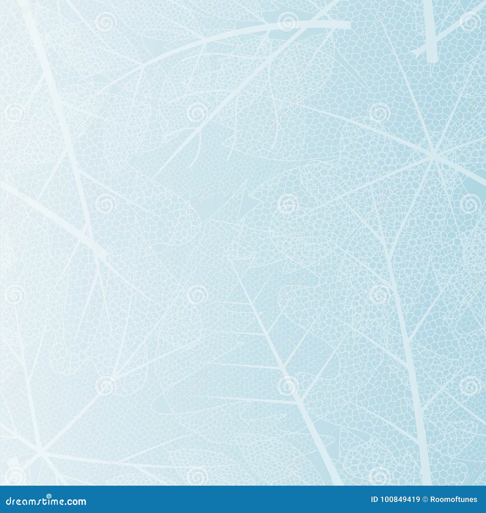 Seamless Background with Winter Skeleton Leaves Stock Vector ...