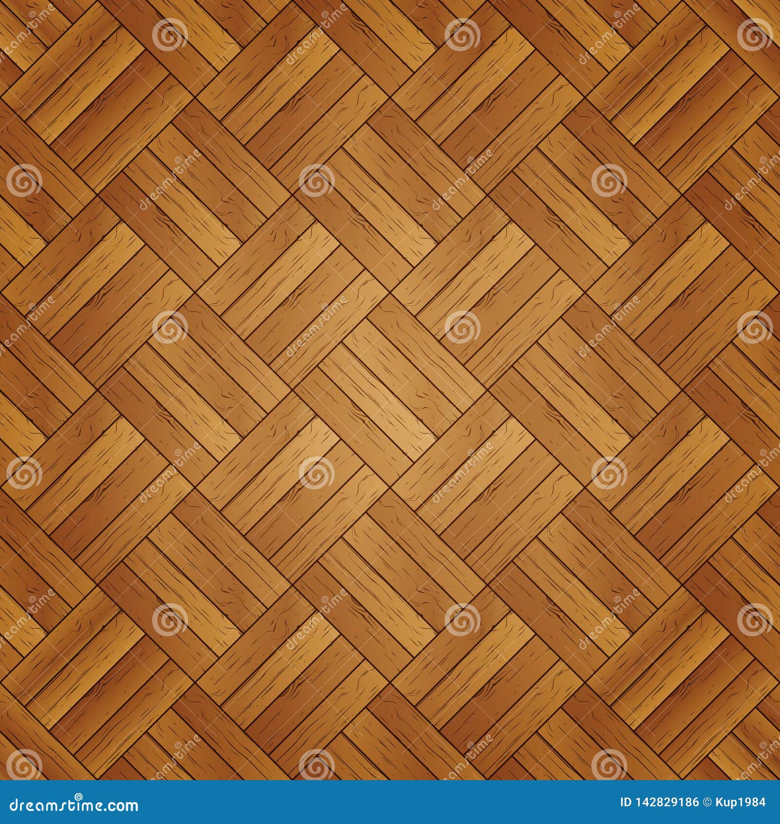 Seamless Background of Wooden Parquet, Vector Illustration Stock Vector ...