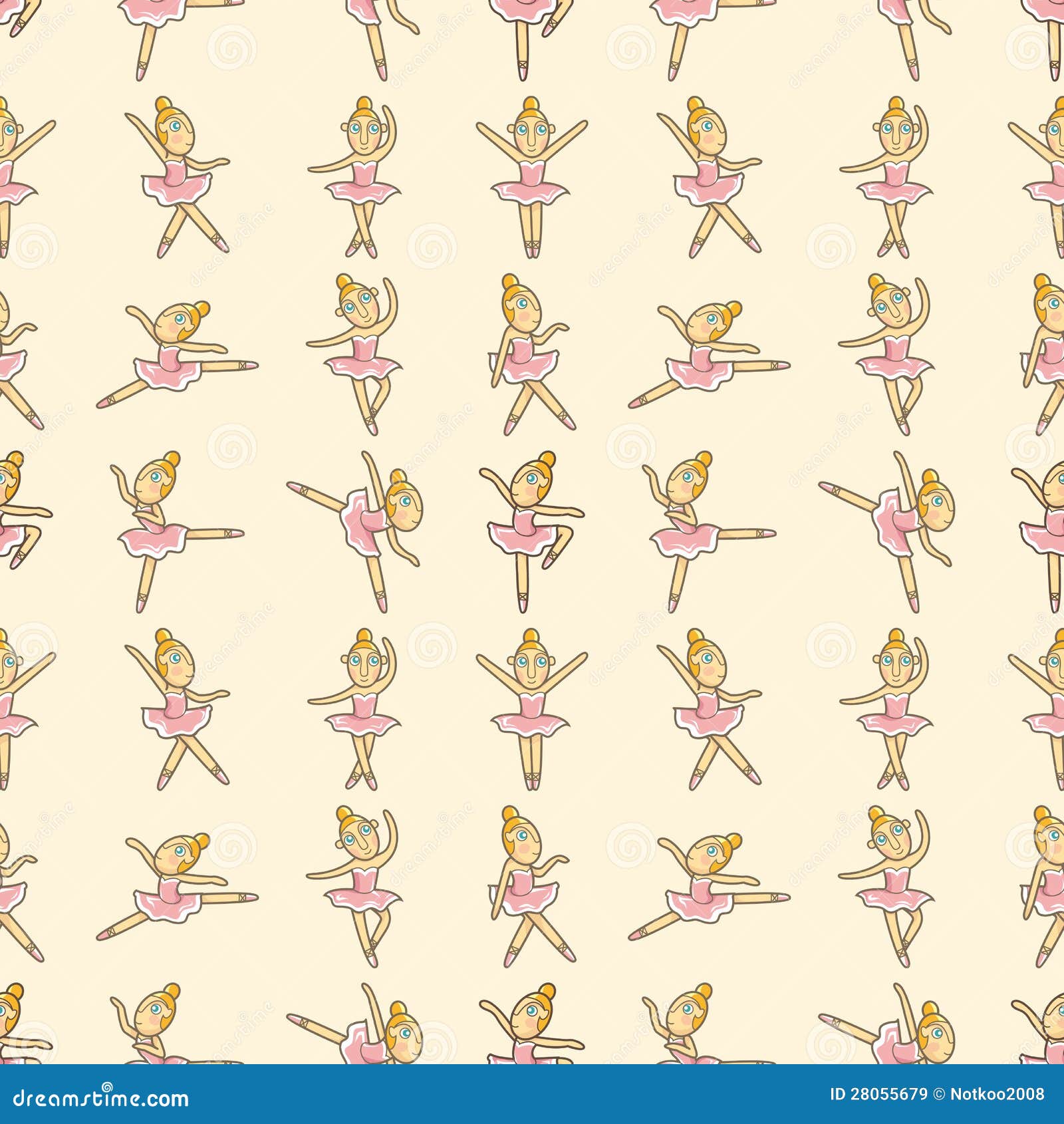 Seamless Ballet pattern stock vector. Illustration of beauty - 28055679