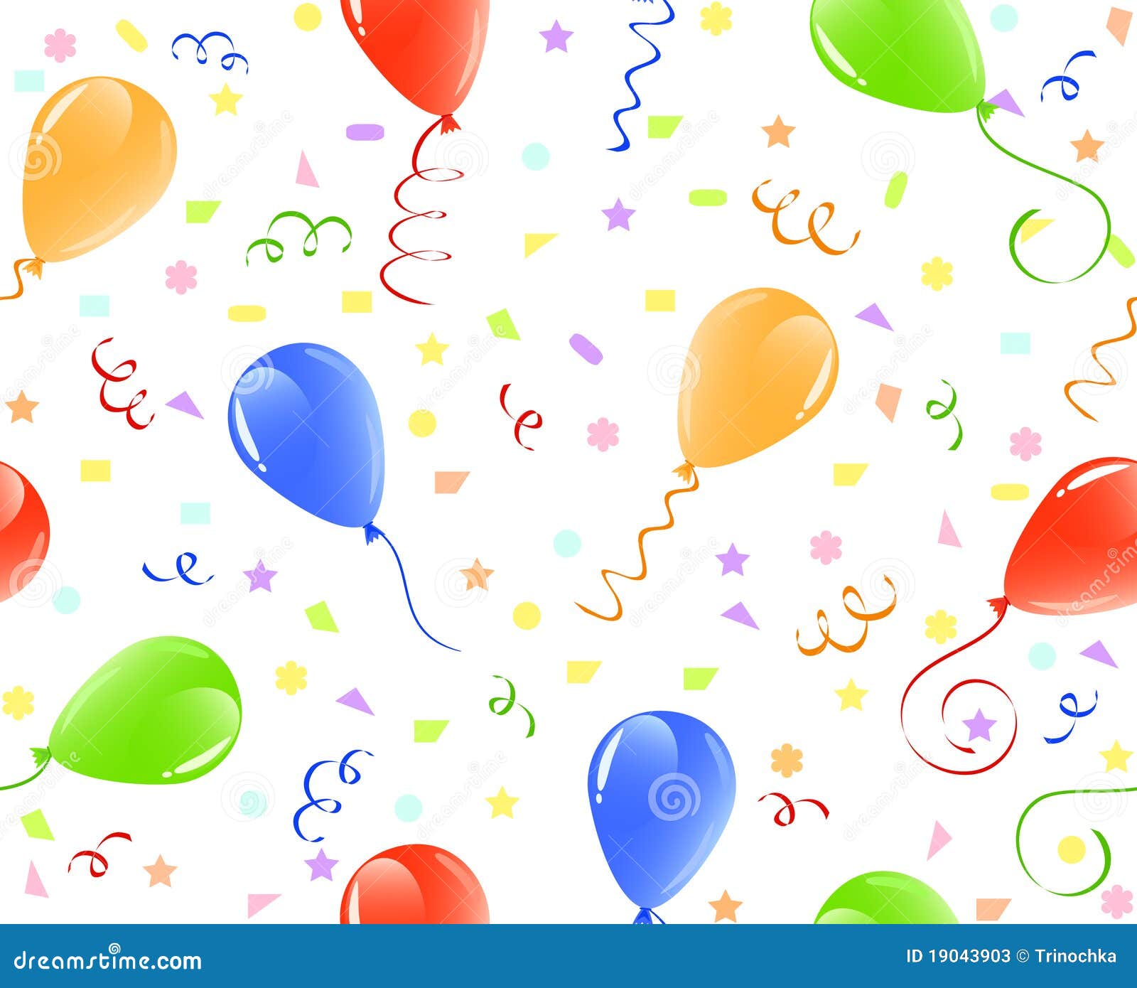 Seamless Balloons Pattern Background Royalty-Free Stock Image ...
