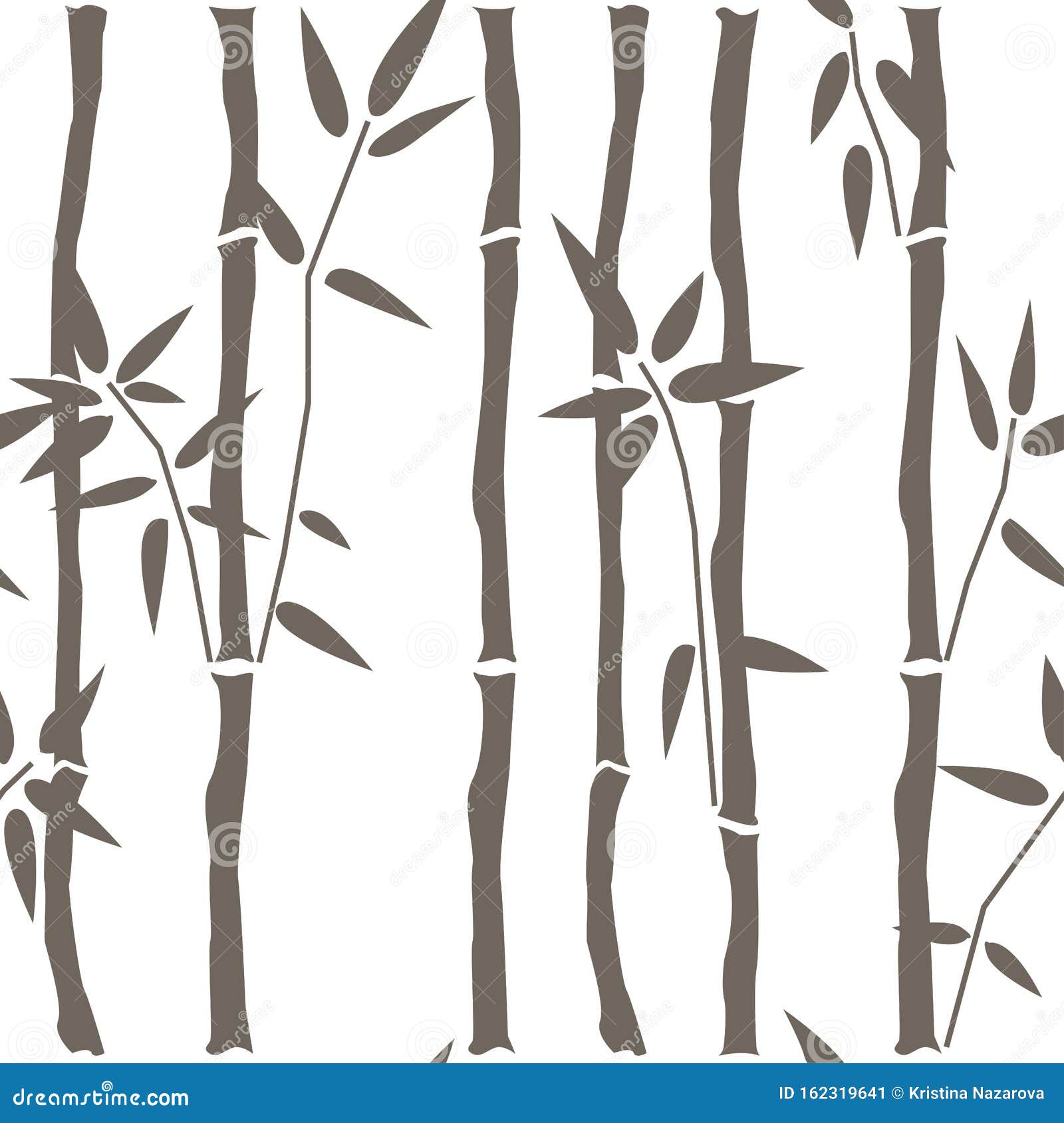 Seamless Bamboo Pattern. Vector Graphics Stock Illustration ...