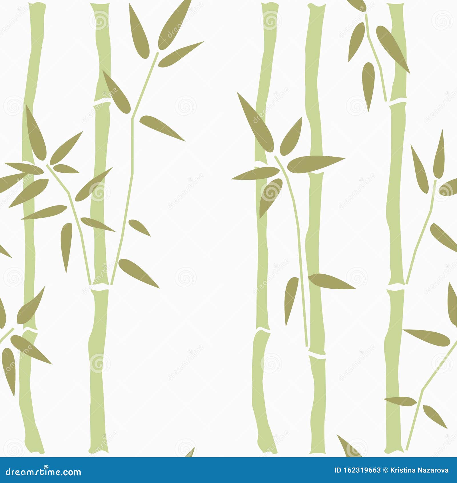 Seamless Bamboo Pattern. Vector Graphics Stock Illustration ...