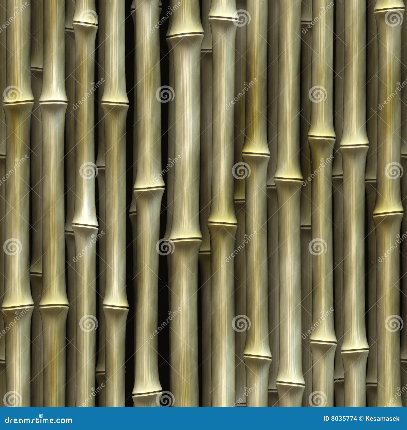 Seamless Bamboo Plant Texture Stock Illustration - Illustration of ...