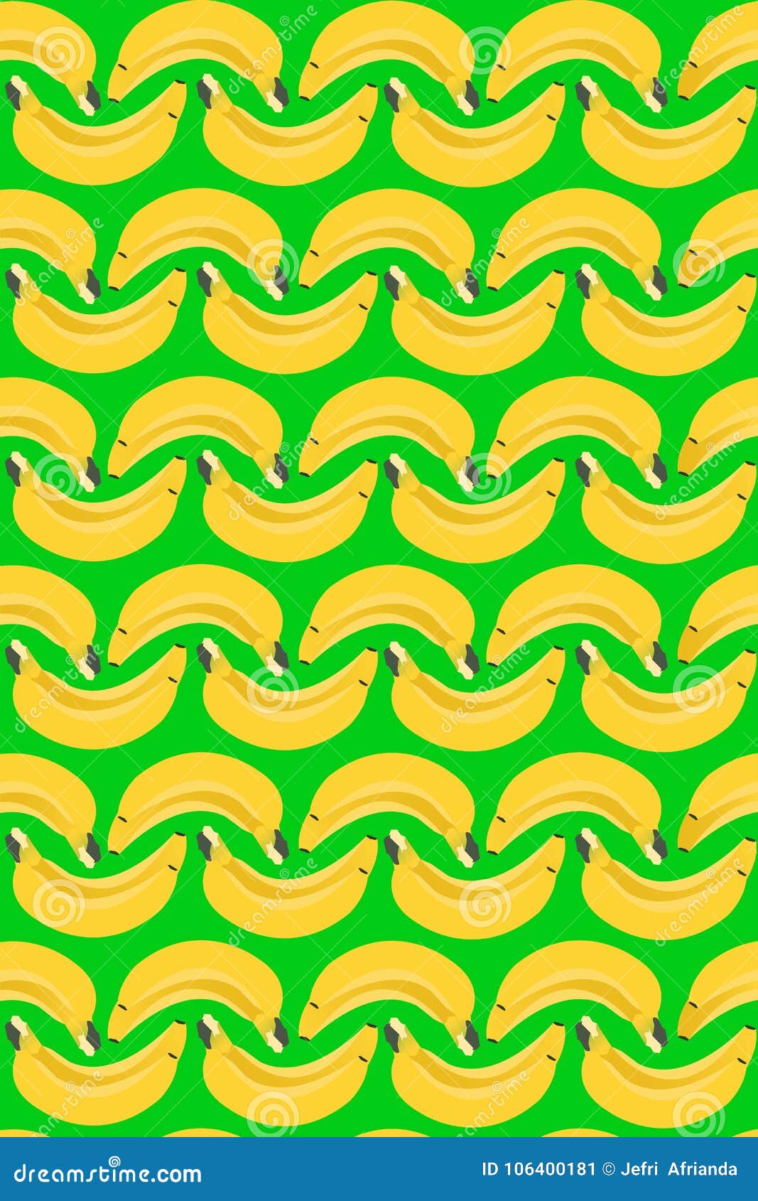 Seamless Banana Patterns Fruit Texture Modern Stock Illustration ...
