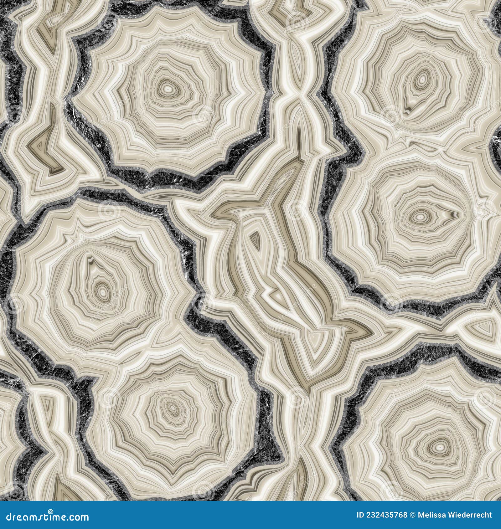 Seamless Banded Agate Geode Marble Rock with Gray Stone Edge Surface ...