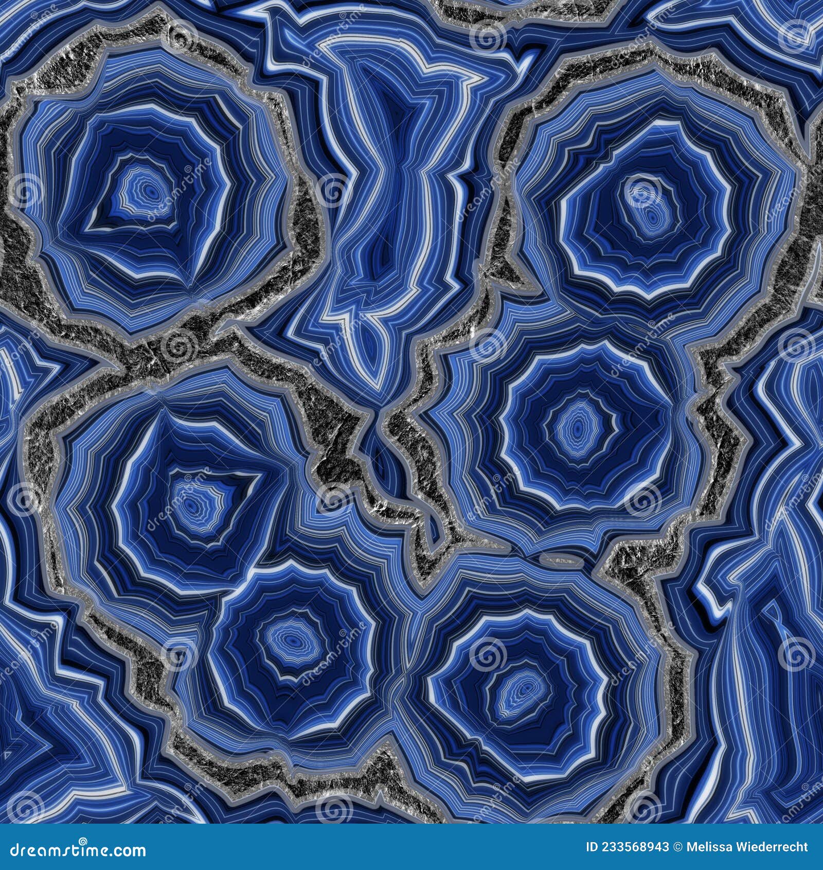 Seamless Banded Agate Geode Marble Rock with Gray Stone Edge Surface ...