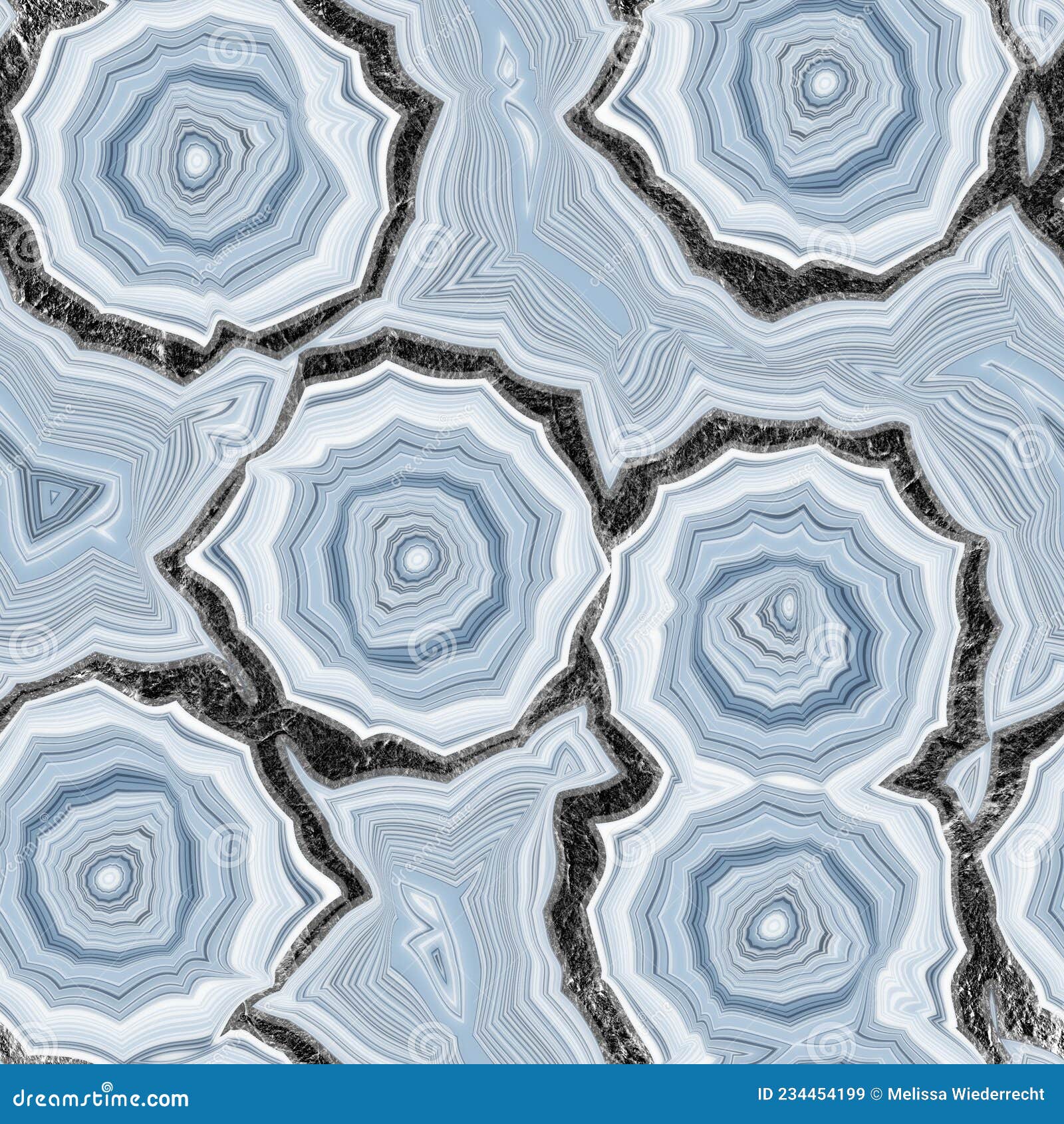 Seamless Banded Agate Geode Marble Rock with Gray Stone Edge Surface ...