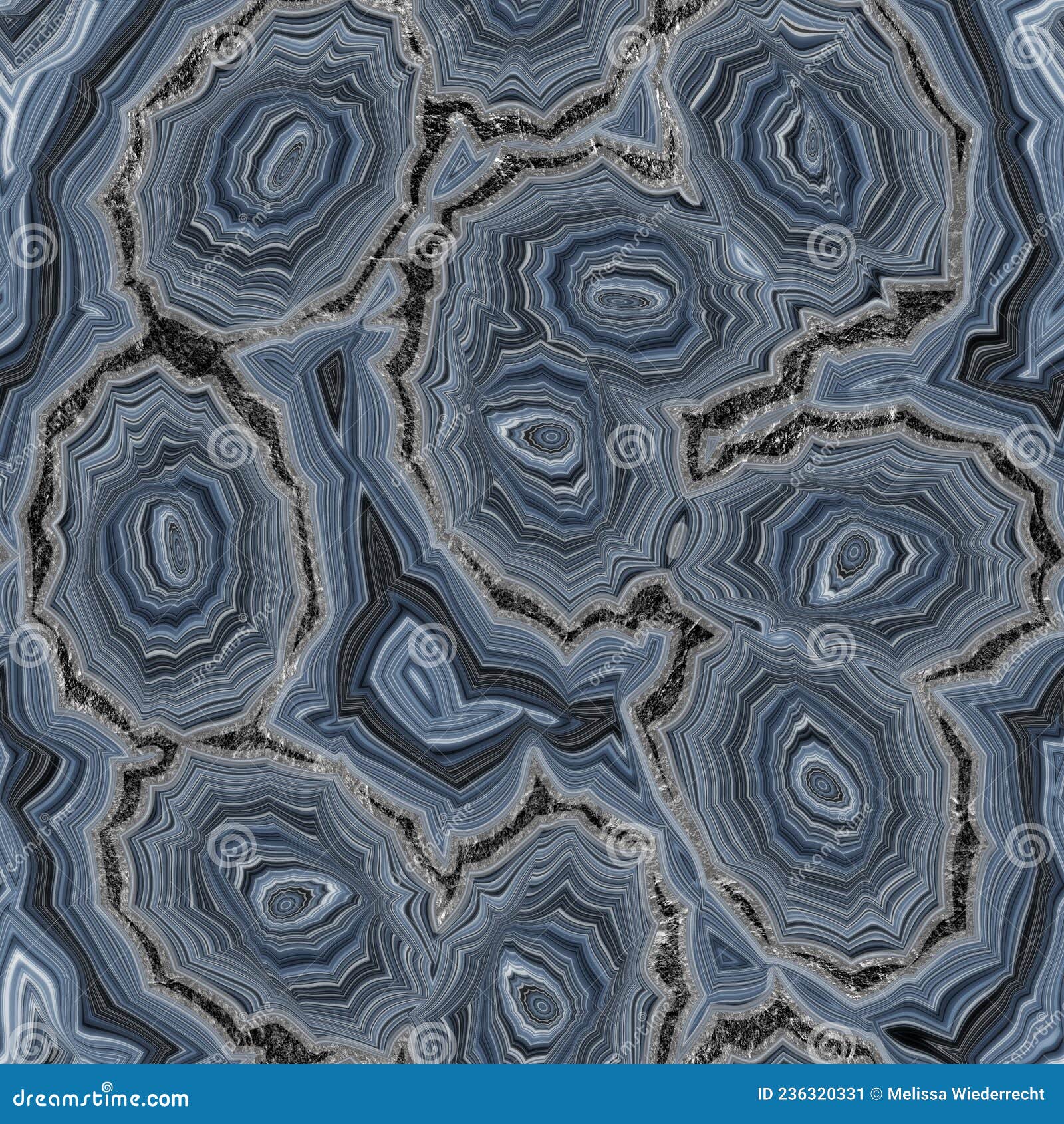 Seamless Banded Agate Geode Marble Rock with Gray Stone Edge Surface ...