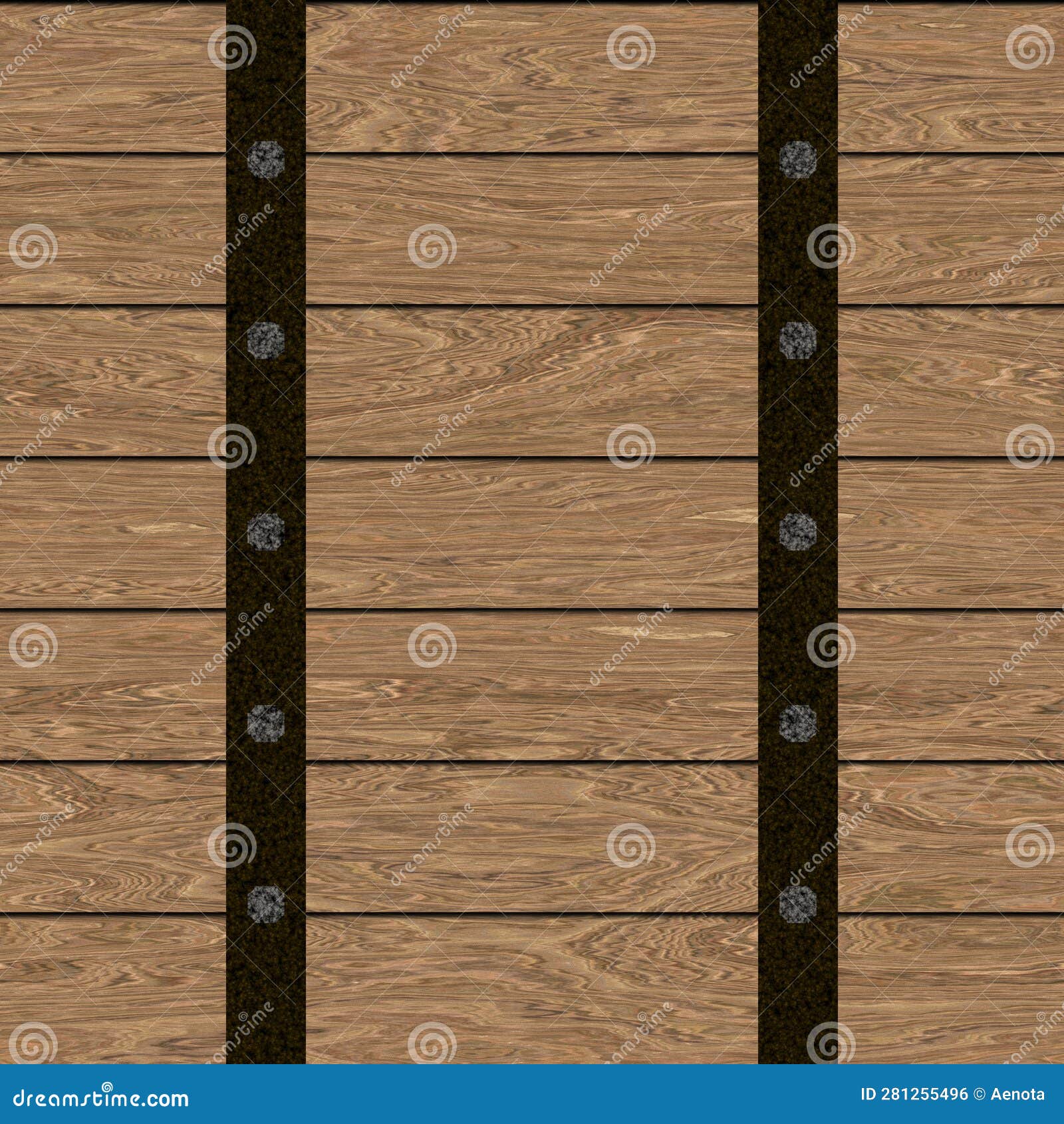 Seamless Barrel Wooden Pattern Stock Illustration - Illustration of ...
