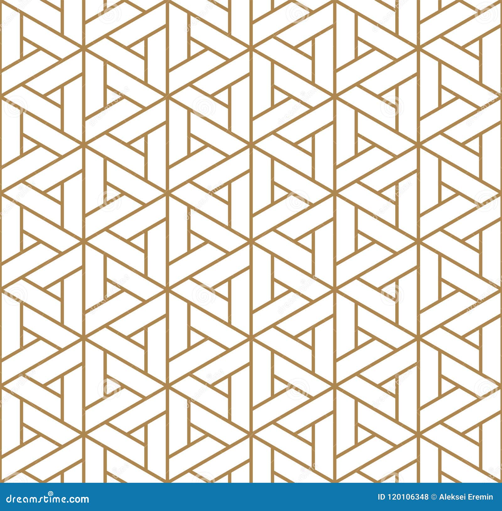 Seamless Pattern Based on Kumiko Pattern Stock Vector - Illustration of ...