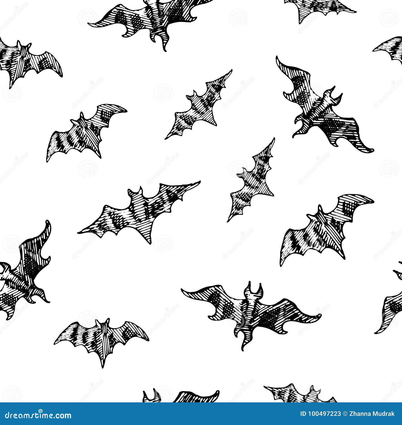 Seamless Bat Pattern for Halloween. Holidays Wallpaper Stock ...