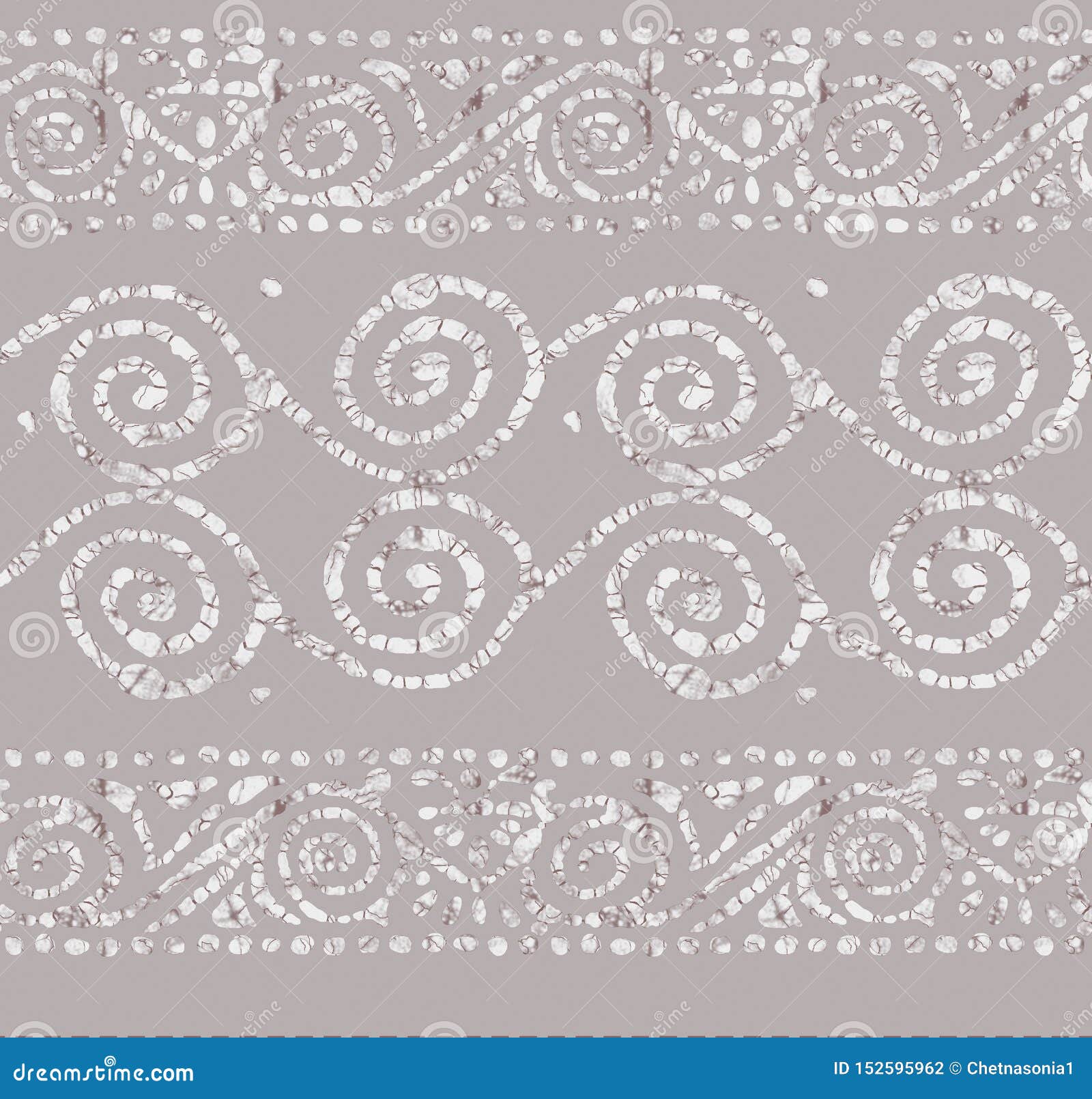 Seamless Batik Design Border Background Stock Photography ...
